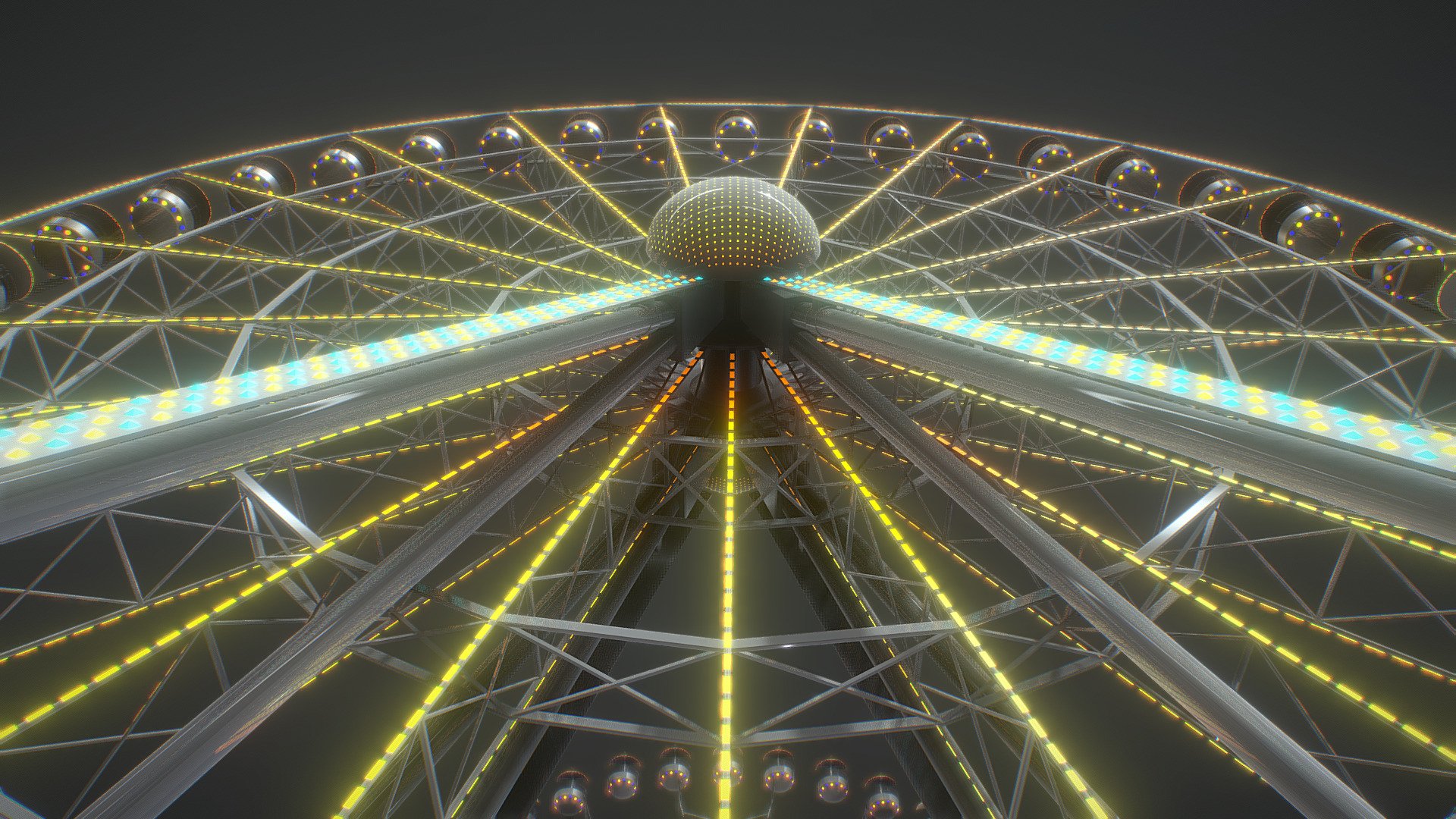 Ferris Wheel (WIP-5) - 3D model by VIS-All-3D (@VIS-All) [5704213 ...