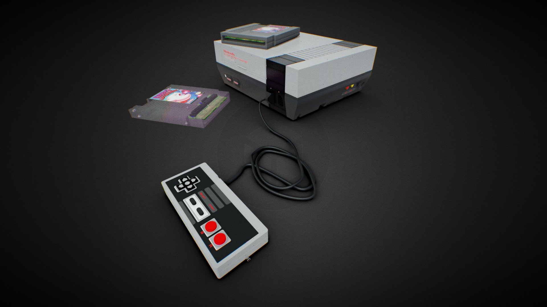 NES - Nintendo Entertainment System - 3D model by Hyperimus [570465f ...