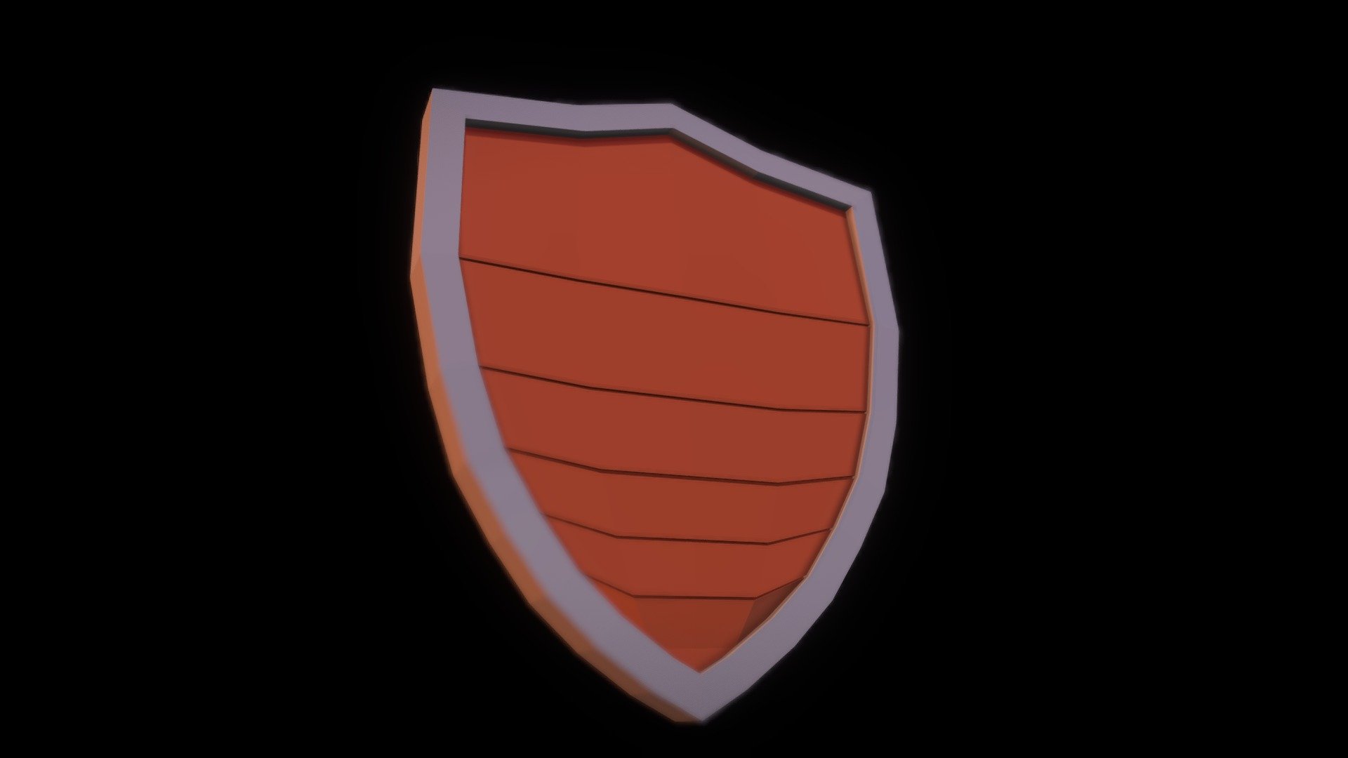 Low Poly Wooden Shield - Download Free 3D model by David Skalin ...