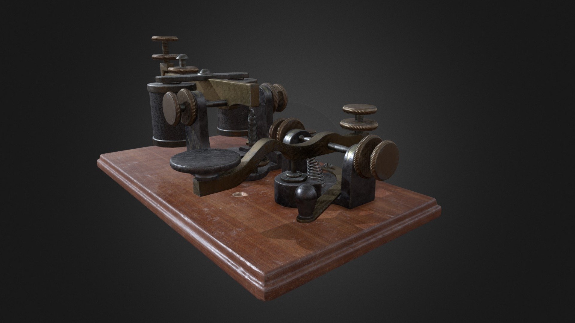 Old Telegraph - Buy Royalty Free 3D model by Papoconde [570634d ...