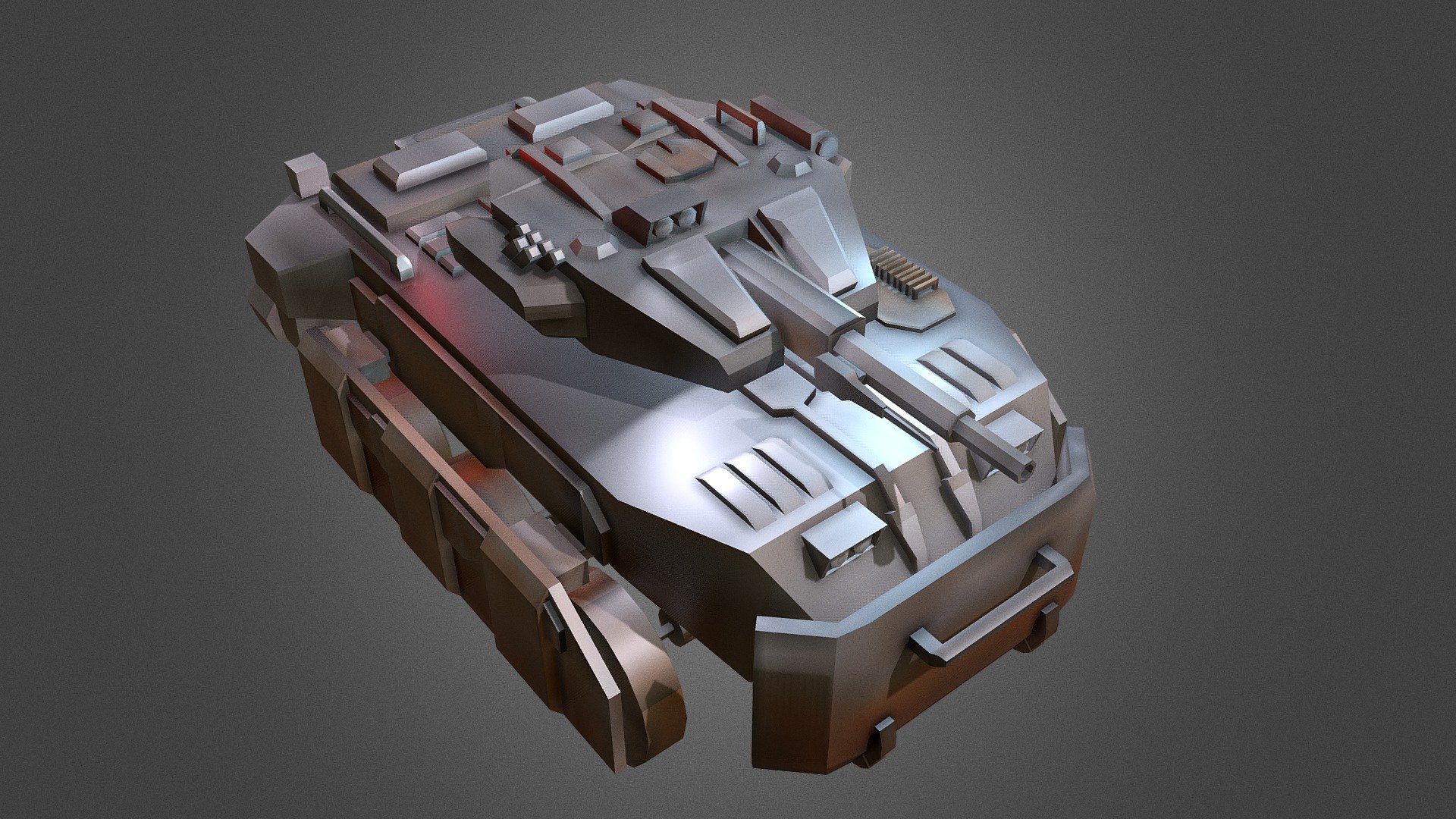 Stylized Sci-Fi APC - Download Free 3D model by thelegokid4455 [57096e2 ...