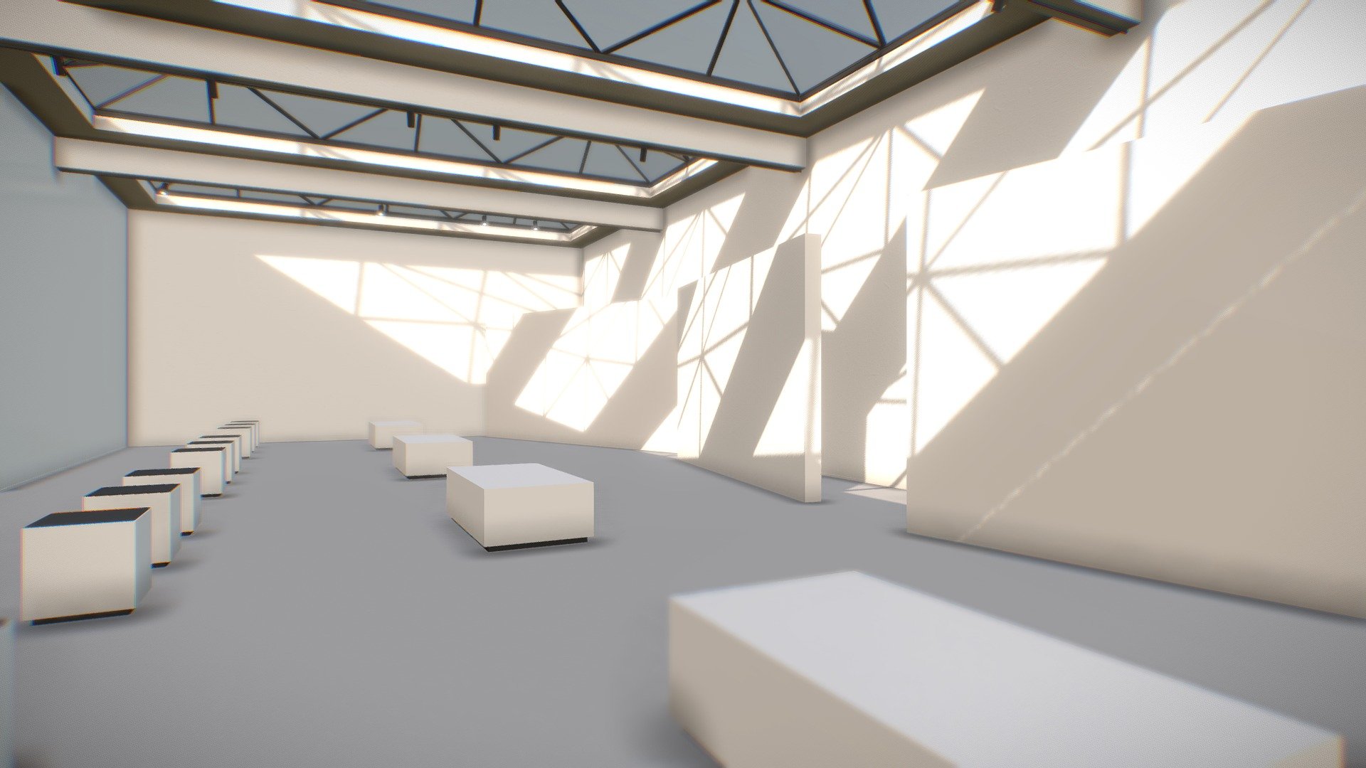 VR Gallery Minimal Showroom for products vol3 - Buy Royalty Free 3D ...