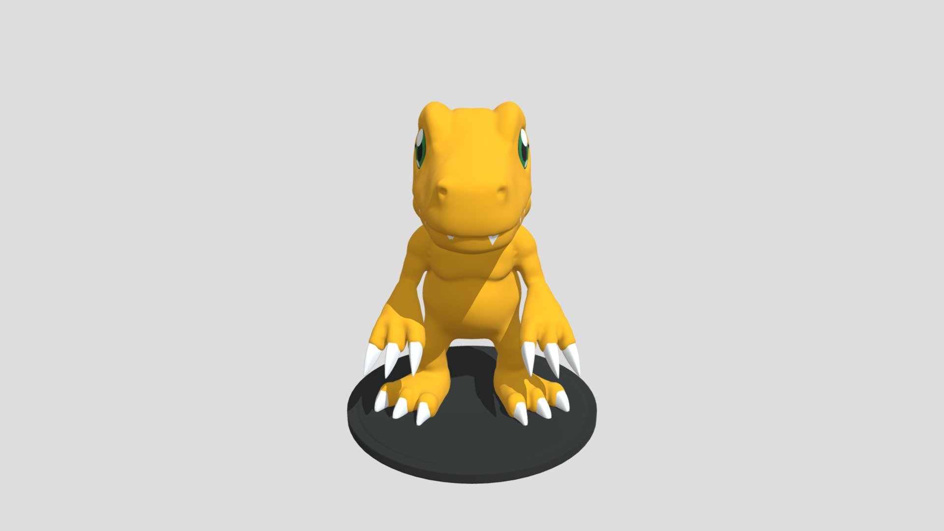 Agumon - 3D model by lowkeybot [570caa3] - Sketchfab