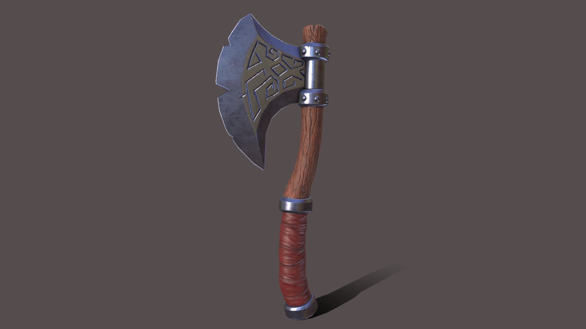 Vikings Axe - 3D model by Garbart [5711f12] - Sketchfab