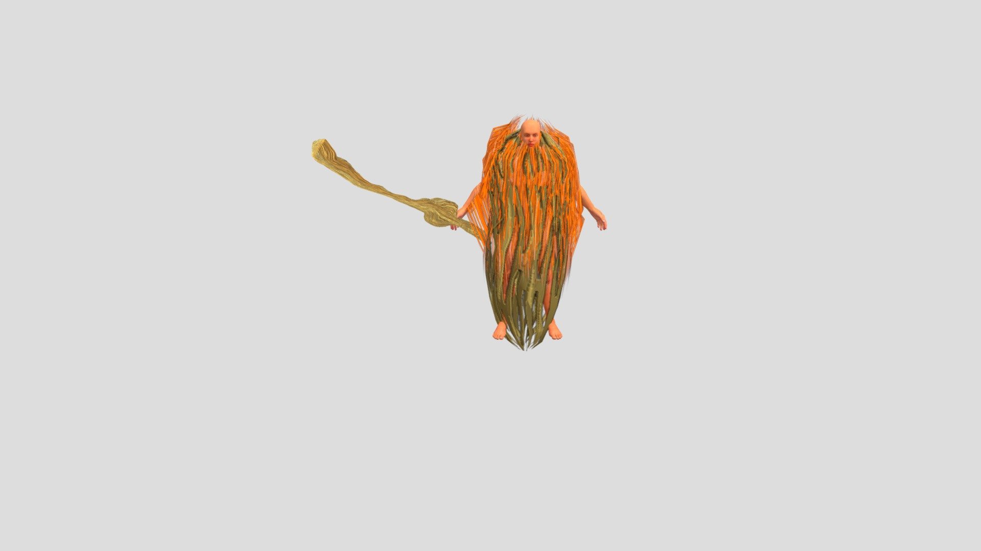 Fry Guy Orange Mc Donald With Frytonna - Download Free 3D model by ...