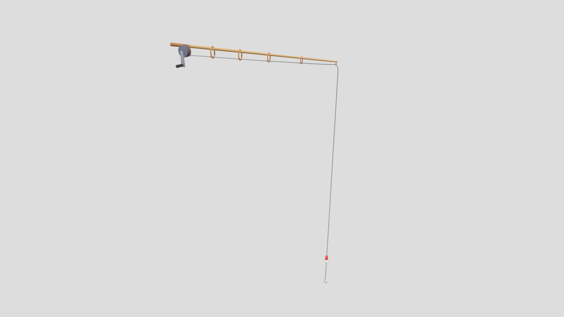 Toon Fishing Pole - Buy Royalty Free 3D model by Ed+ (@EDplus) [571693b ...