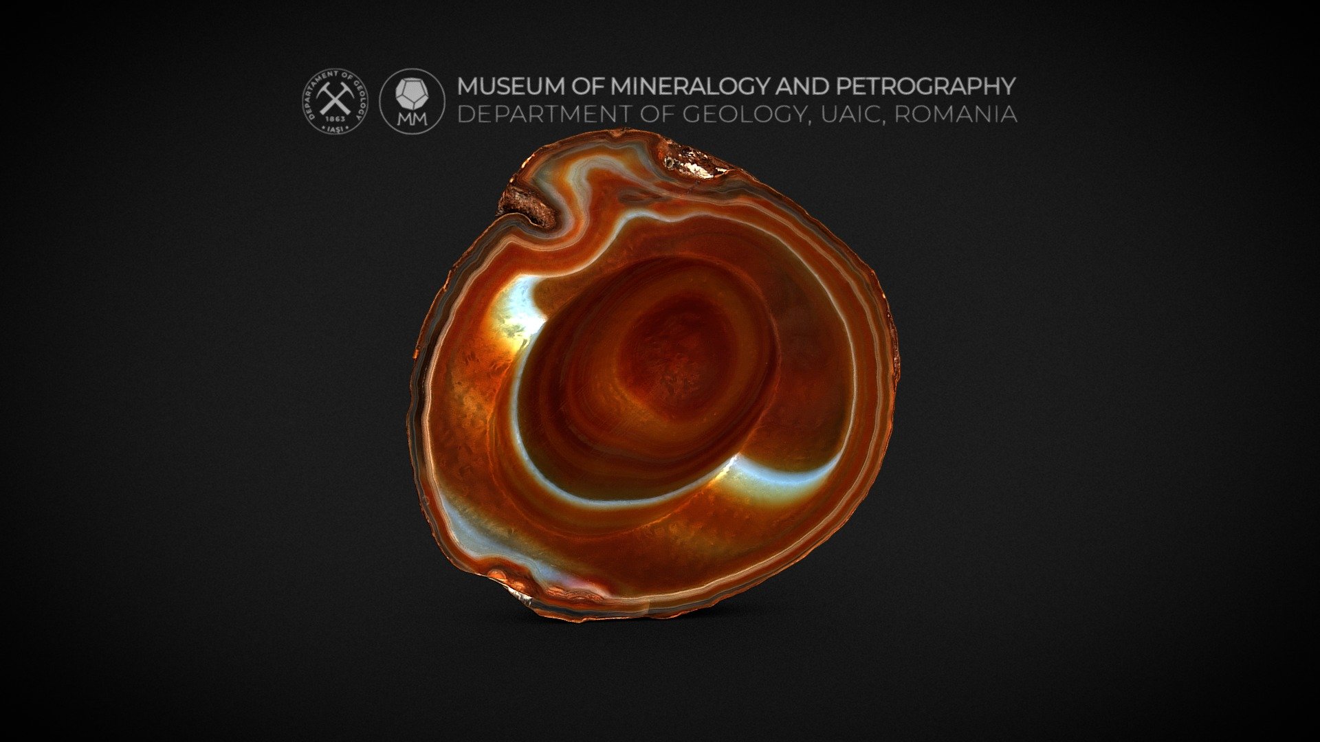 Agate (variety of Chalcedony) - 3D model by Museum of Mineralogy and ...