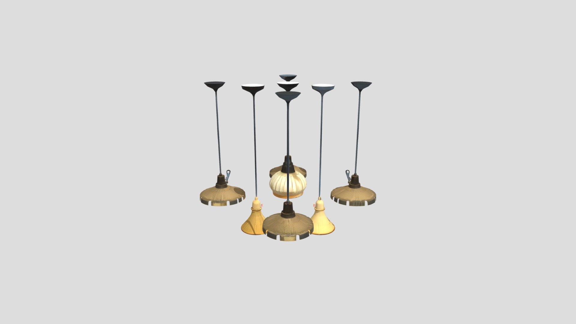 hanging ceiling light fixtures - 3D model by 19947960239 [571718d ...