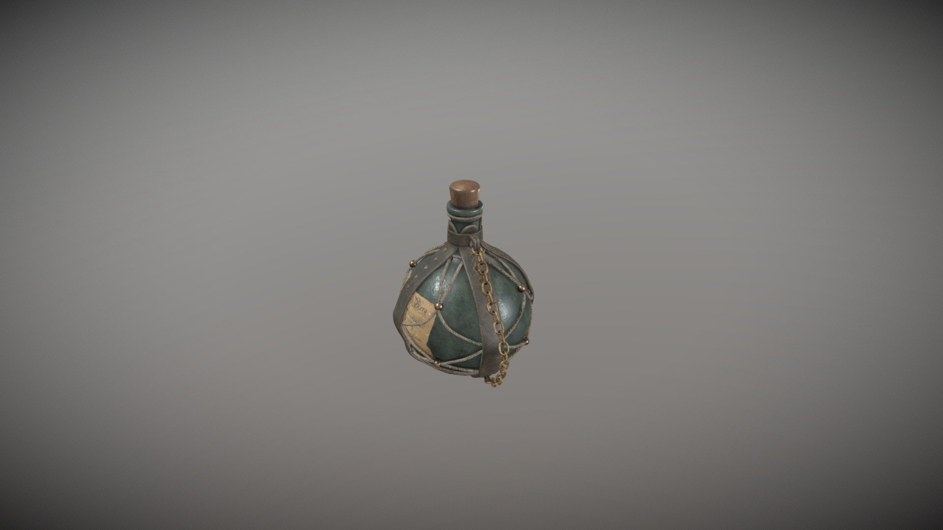 "The flask" - 3D model by Mihail (@justerfantom) [5718a7c] - Sketchfab