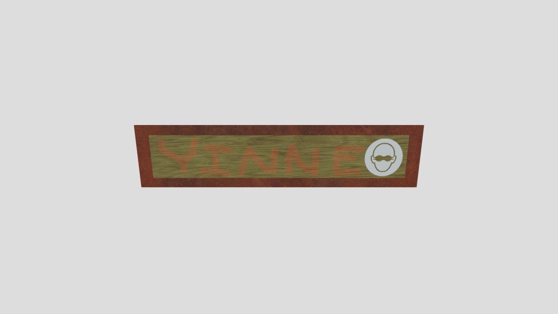 Name Plate - 3D model by ypeterson1 [5718e2c] - Sketchfab