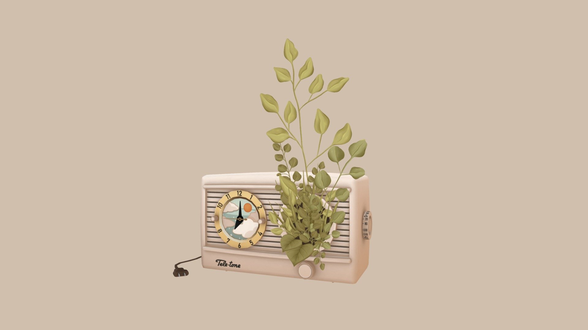 Stylized Radio - 3D model by hannahepling [5719e9e] - Sketchfab