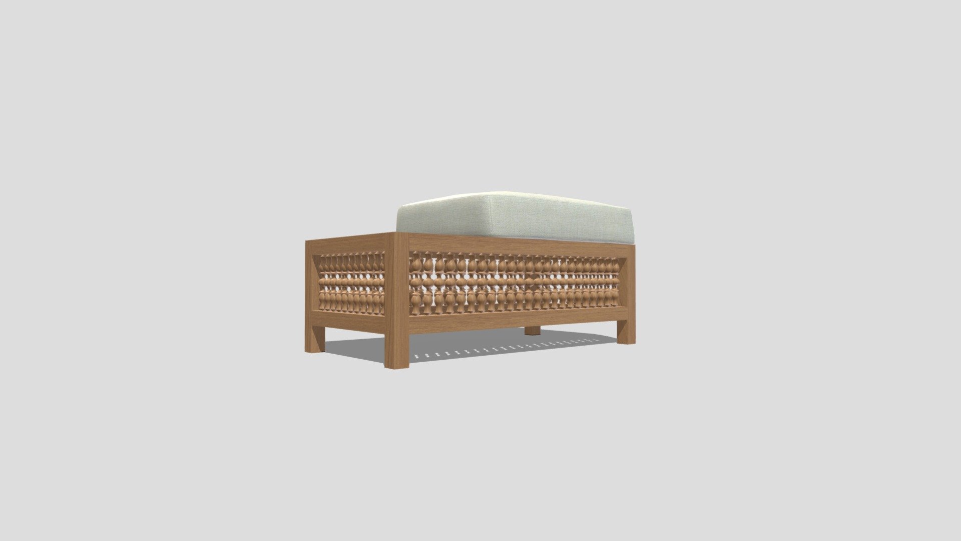 Foot Stool - 3D model by didwania [5719fd6] - Sketchfab