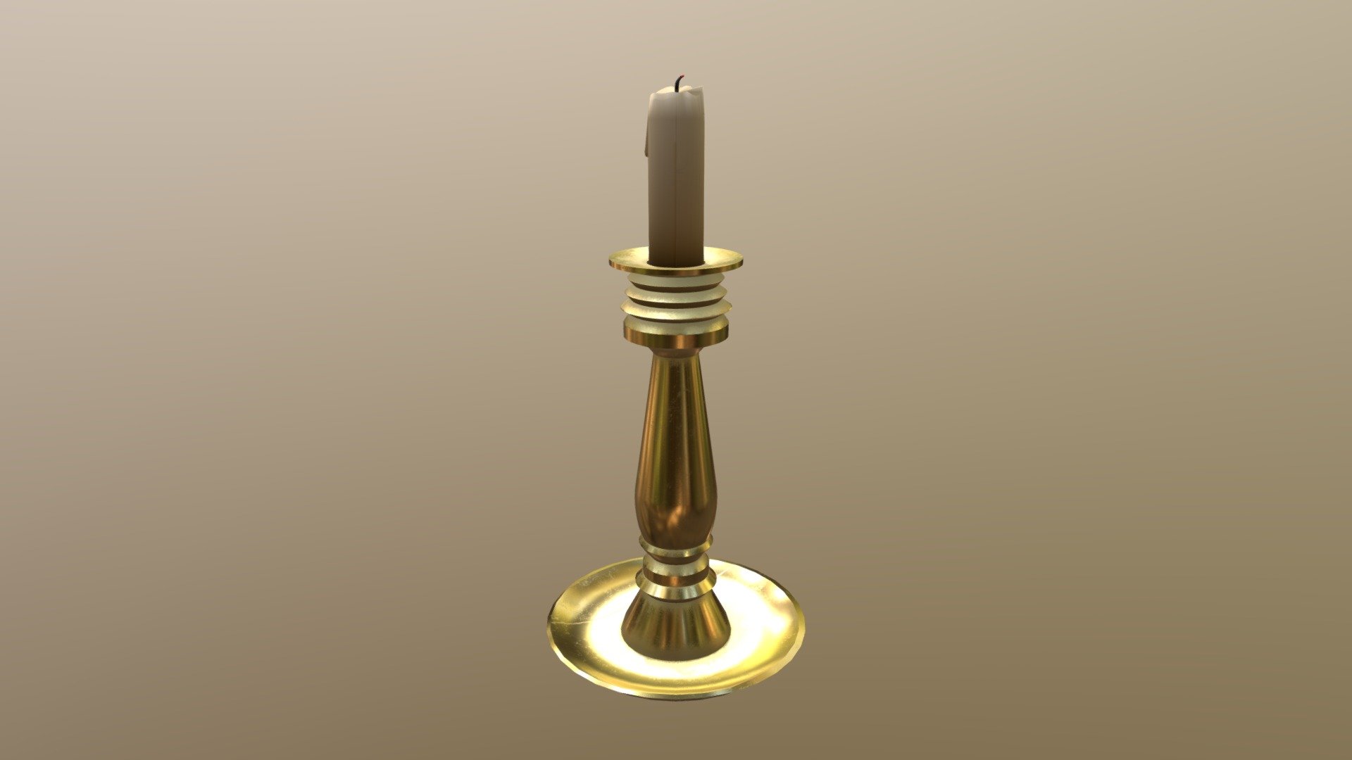 Candle - Download Free 3D model by Dakota (@dakojam) [571a988] - Sketchfab