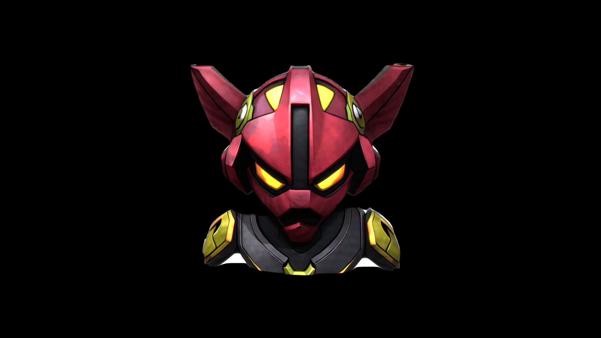 Helmet Mask Robot Cartoon 47 - Download Free 3D model by klrxyz ...