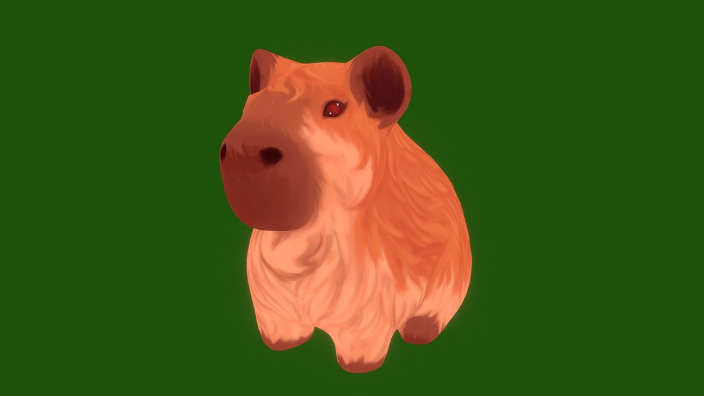 capybaras - A 3D model collection by exyw - Sketchfab