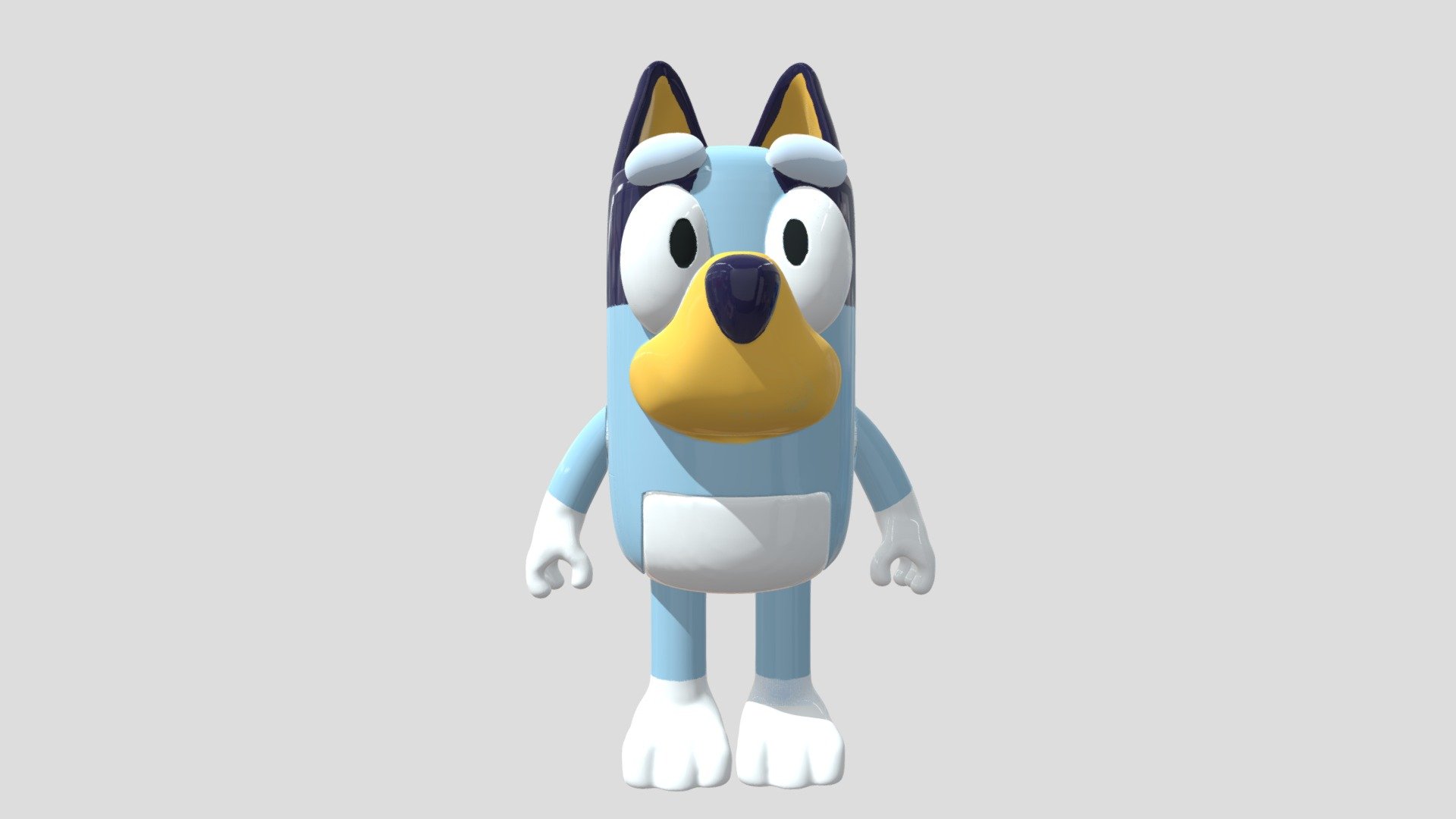 bluey figure - 3D model by Lentaoshaman (@k469143) [571edf0] - Sketchfab
