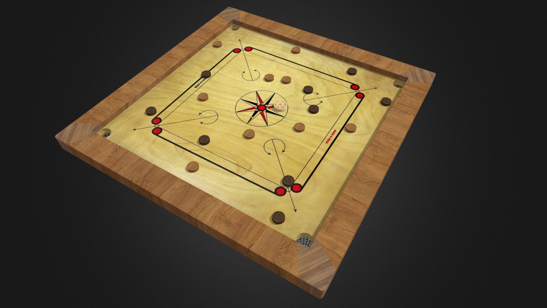 Carrom - Download Free 3D model by mfb64 [57203e1] - Sketchfab