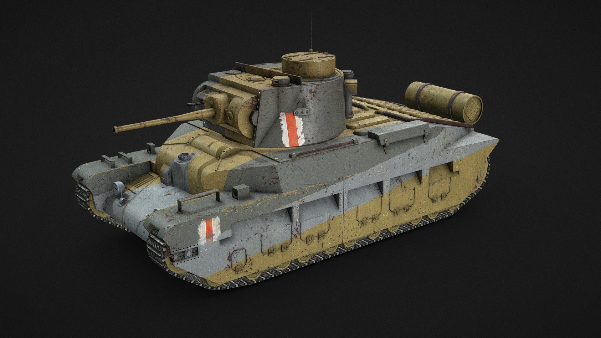 MATILDA MK.II TANK - 3D model by MarcusG94 [5720b30] - Sketchfab