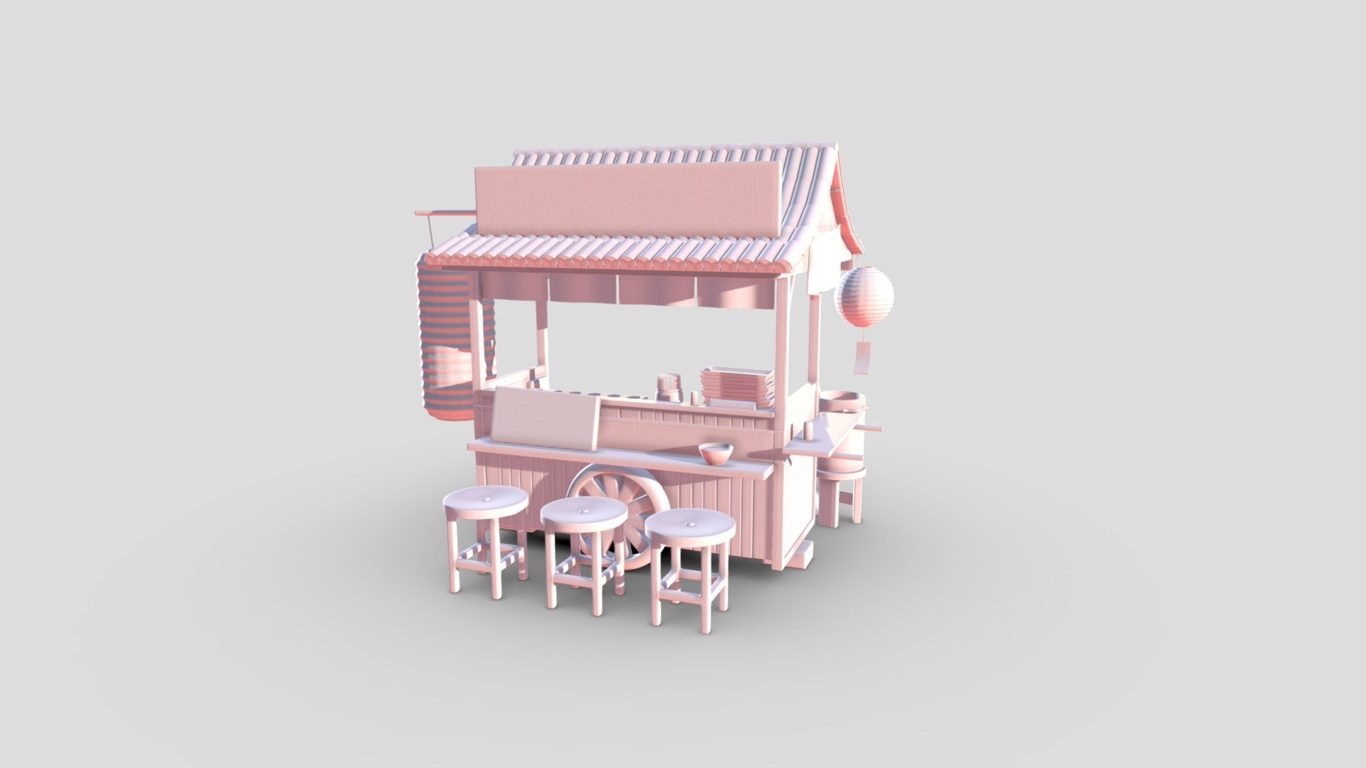 Food_stand - 3D model by SaturnRingss [5723086] - Sketchfab