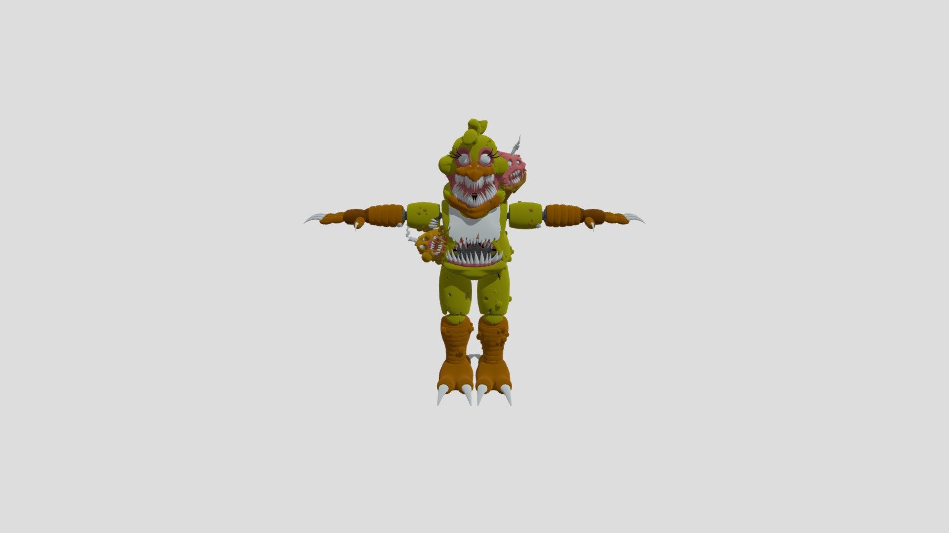 Twisted Chica - Download Free 3D model by Eire [57230d8] - Sketchfab