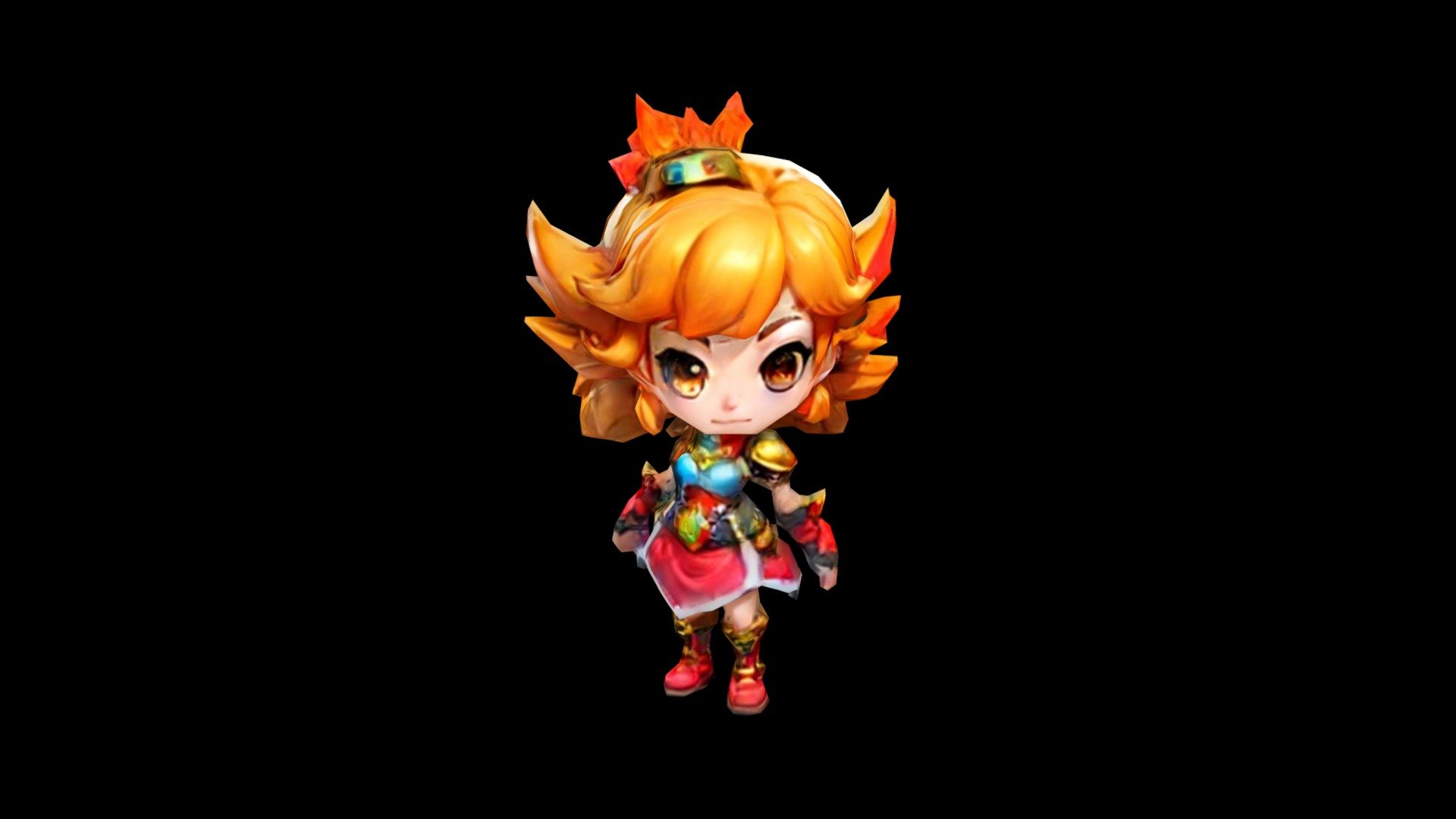 An image of a character from a mobile game. The - Download Free 3D ...