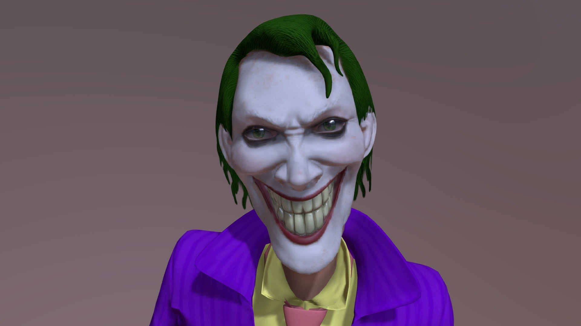 The Joker - Download Free 3D model by Siddesh.Tamse [572698f] - Sketchfab
