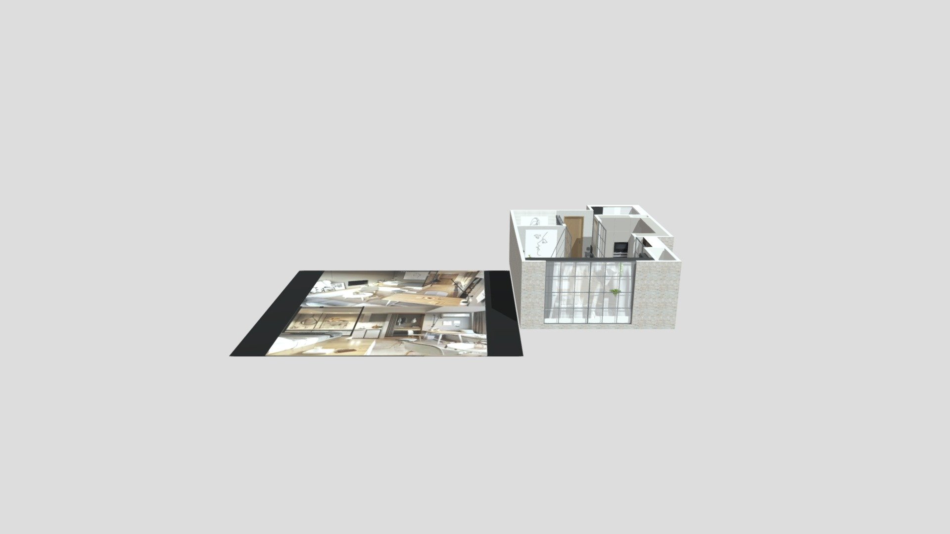 100m appartment - Download Free 3D model by Home Design 3D ...