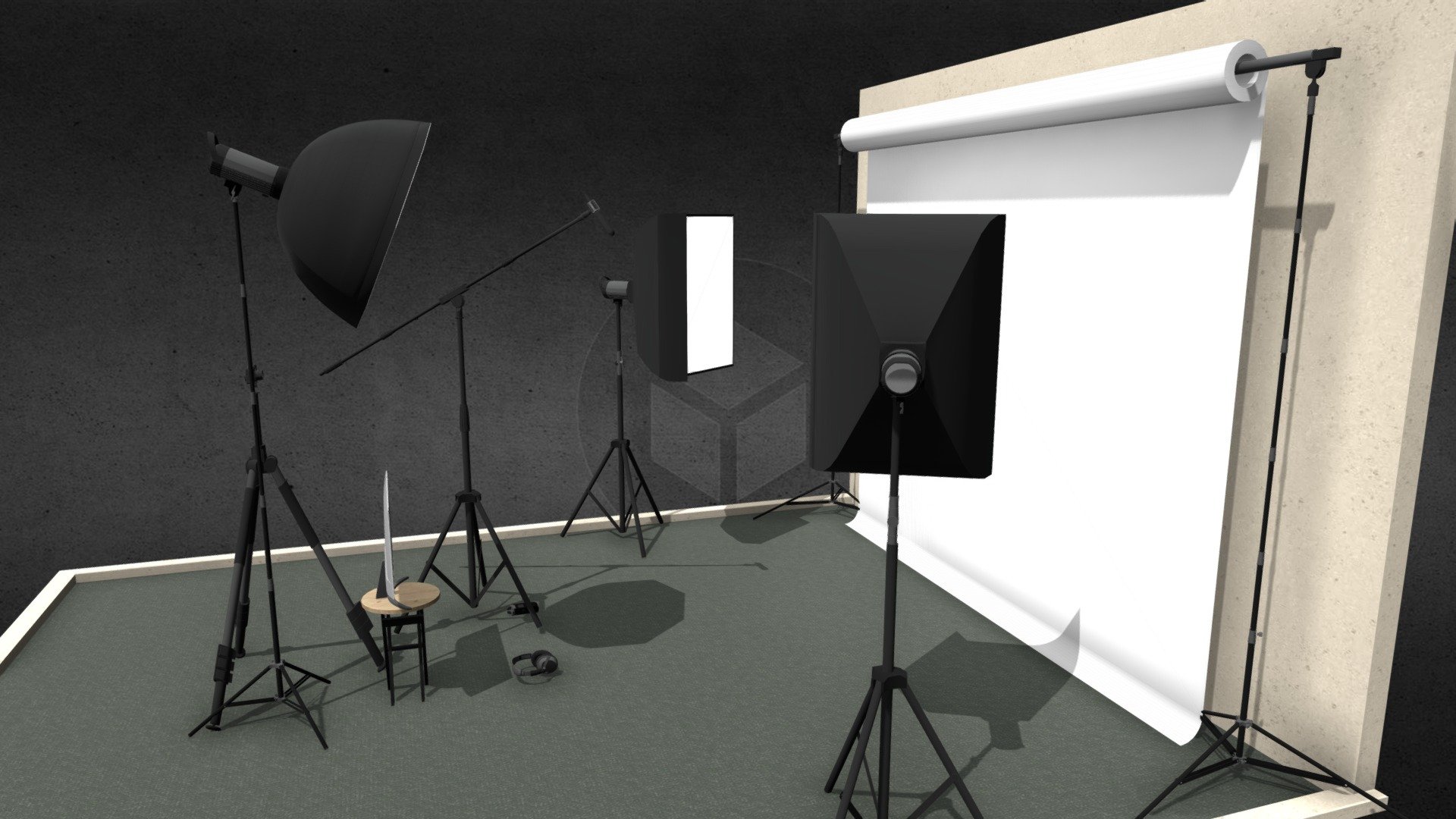 Infinite White setup - 3D model by sixfigureinstructor [572abd9 ...