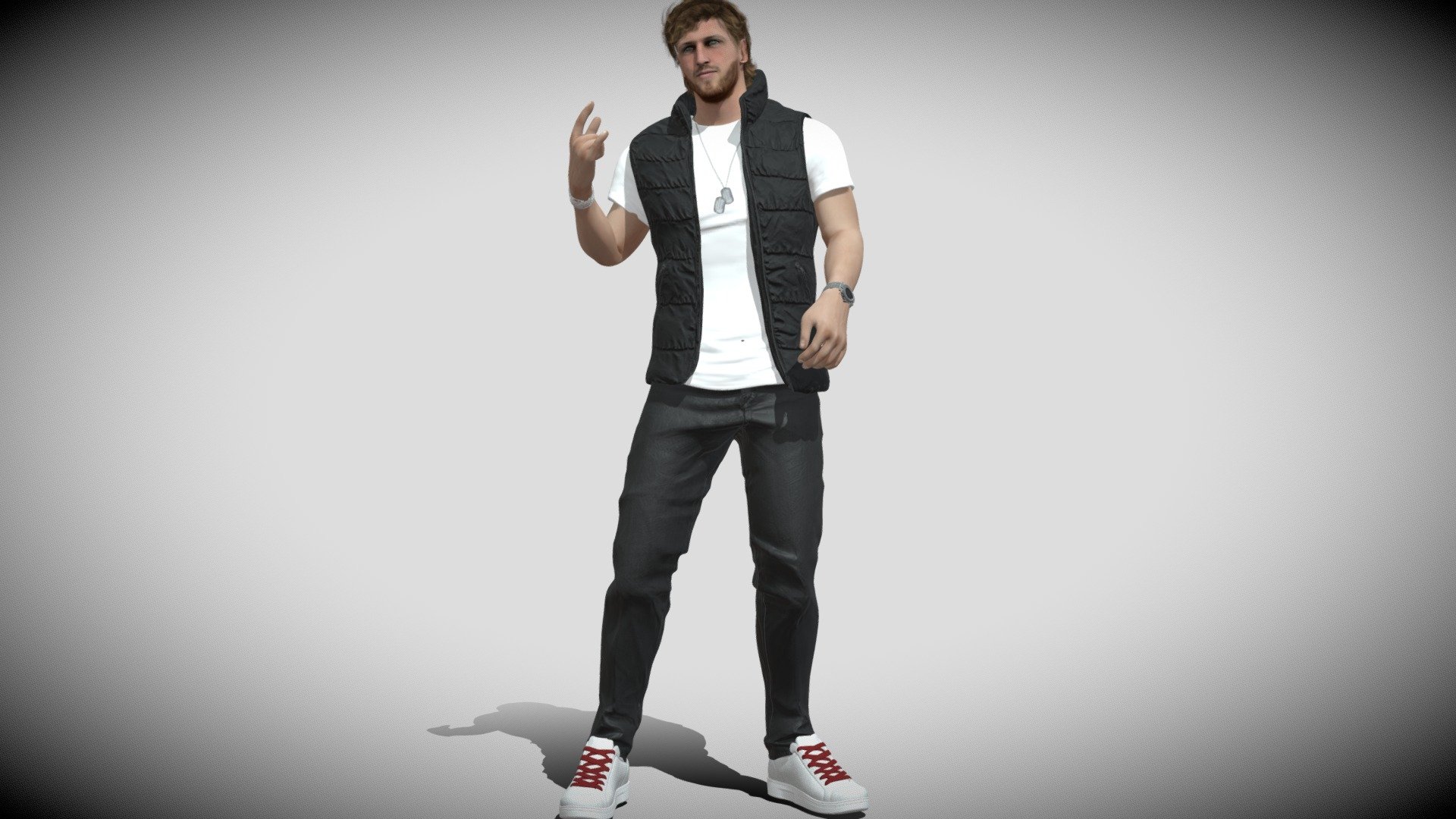 3D Rigged Logan Paul - 3D model by 3D famous people (@baochau3d ...