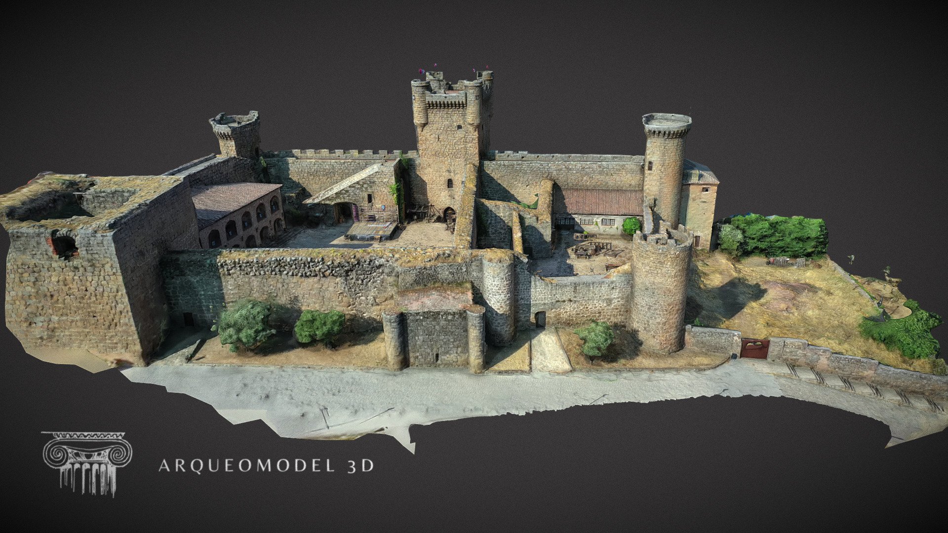 Castillo de Oropesa | TOLEDO - Download Free 3D model by Arqueomodel3D (@juanbrualla) [5730522 ...