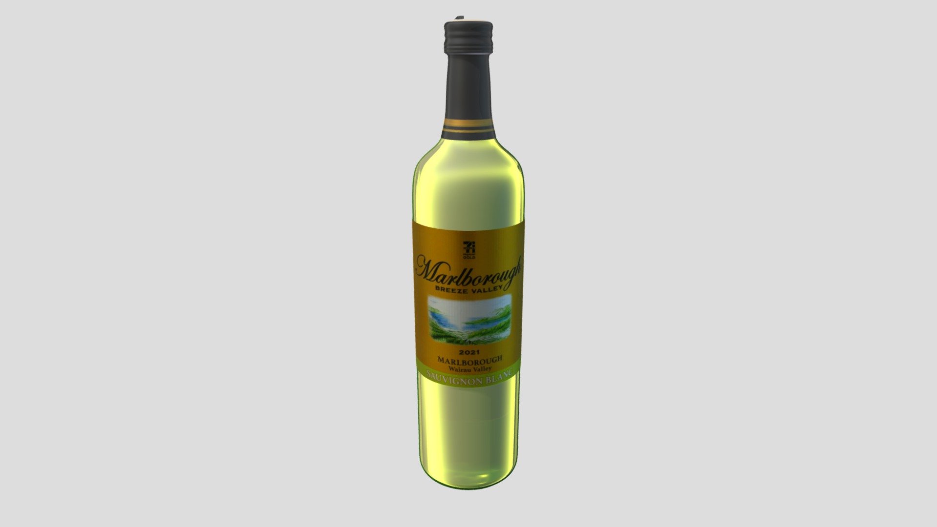 wine - 3D model by ArinaC [57317a6] - Sketchfab