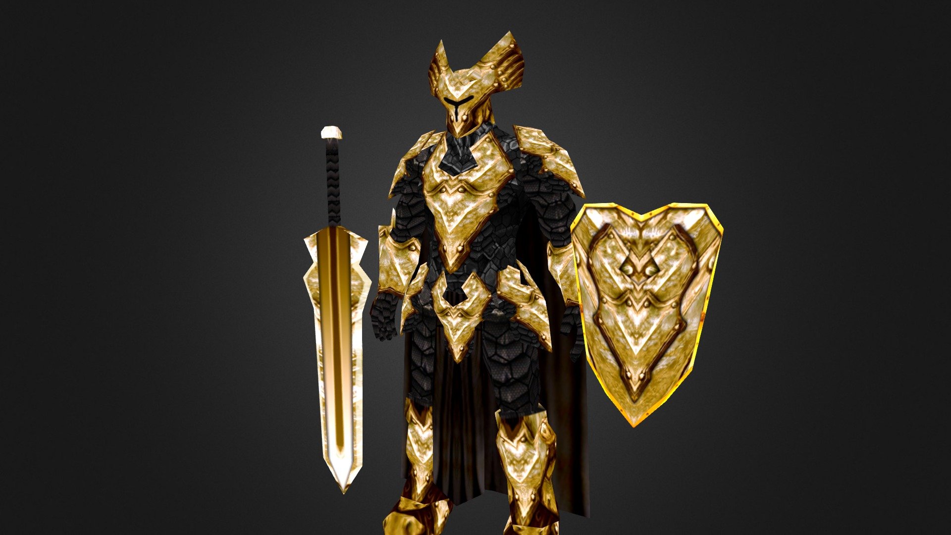 Low Poly Knight_FantasyThrone - 3D model by Ariana Luberto ...