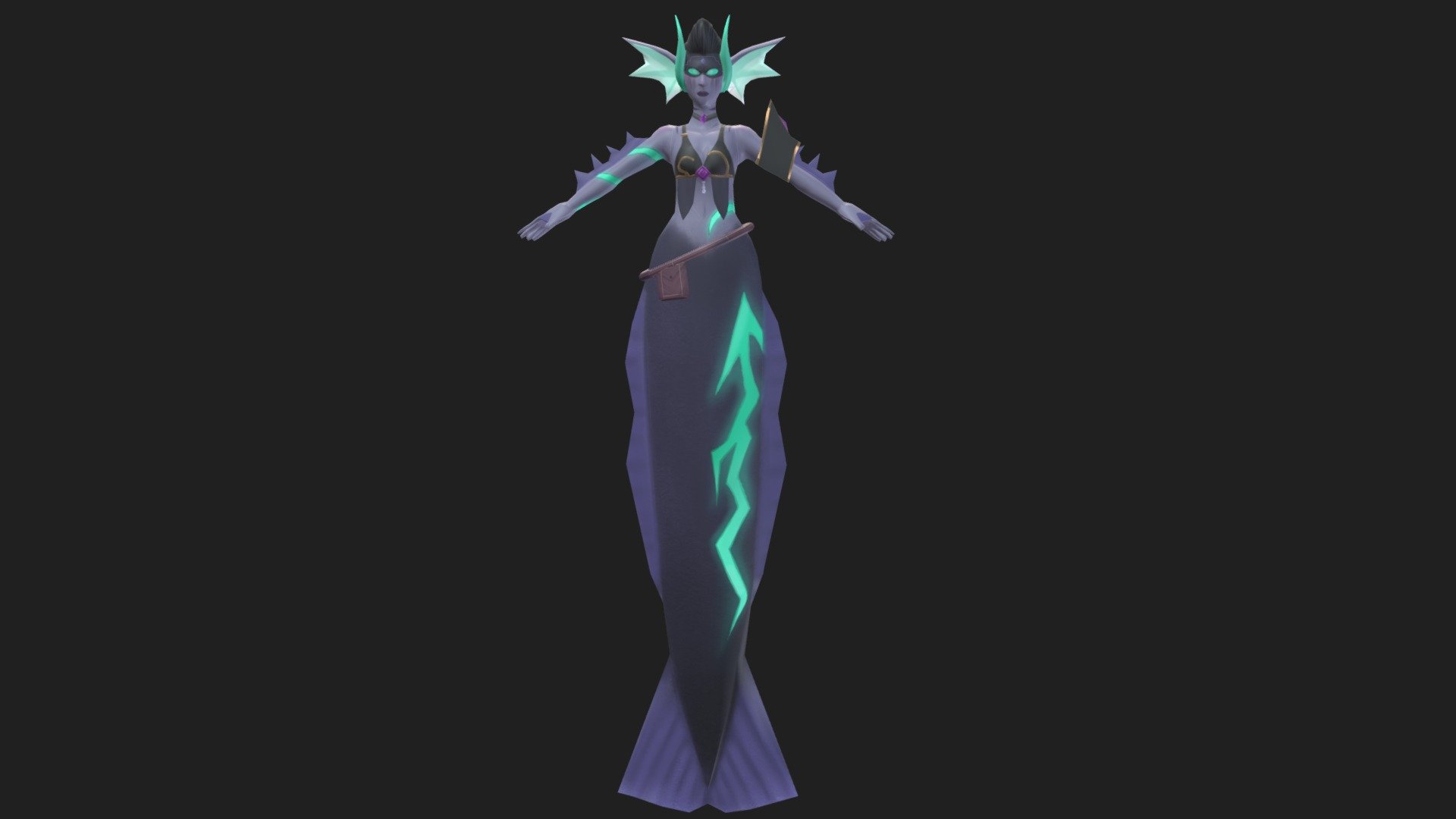 Naga Demon Hunter - WoW Character Contest 2025 - 3D model by GK.17 ...