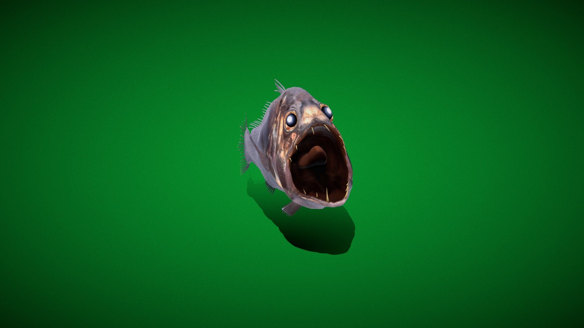 Fangtooth Fish - 3D model by Nyilonelycompany [5737096] - Sketchfab