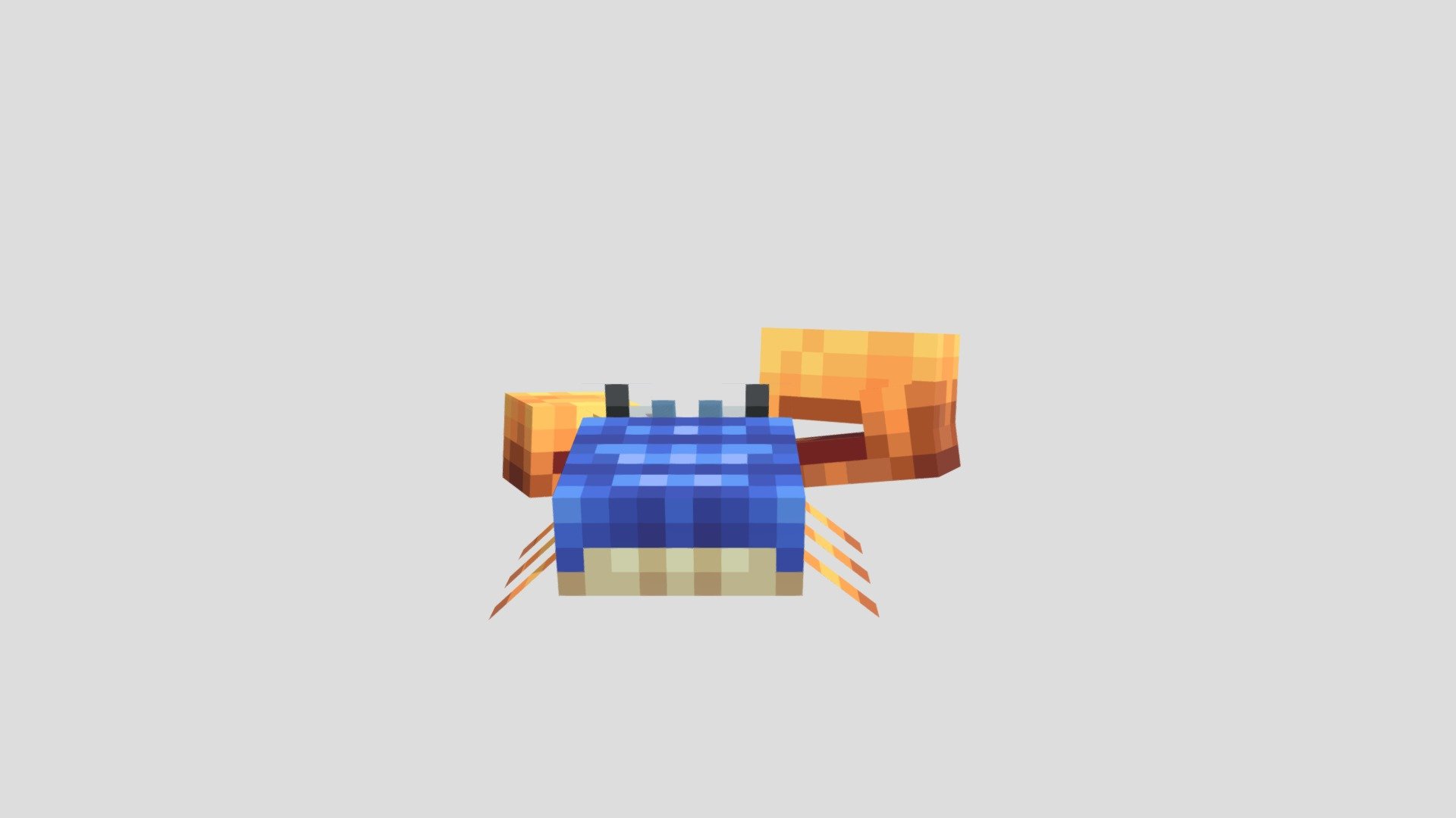 Minecraft Crab - 3D model by Froggspace [57377fe] - Sketchfab