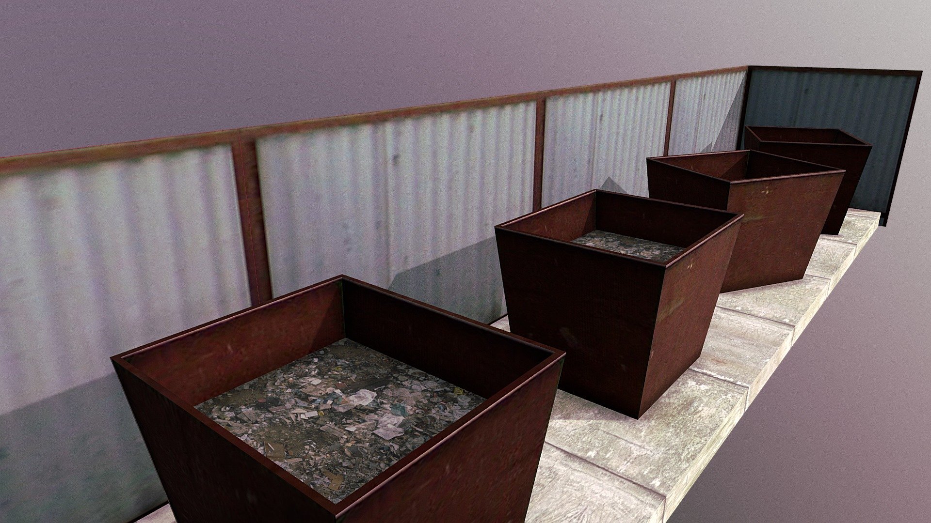 dustbin - Download Free 3D model by kirsel91 [573843b] - Sketchfab