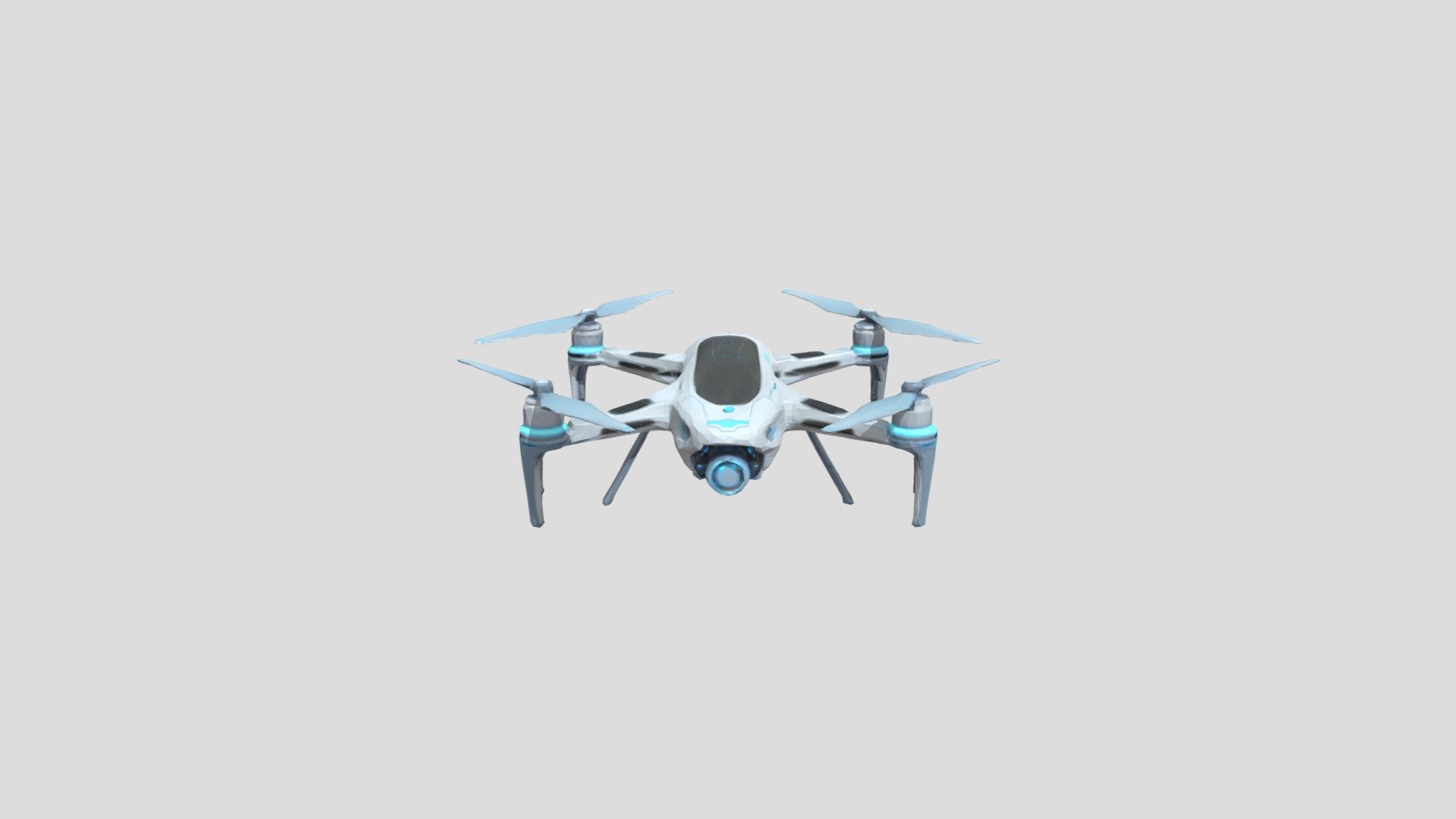 Stylized Sci- Fi Exploration Drone - 3D model by KaRatuH [5738962 ...