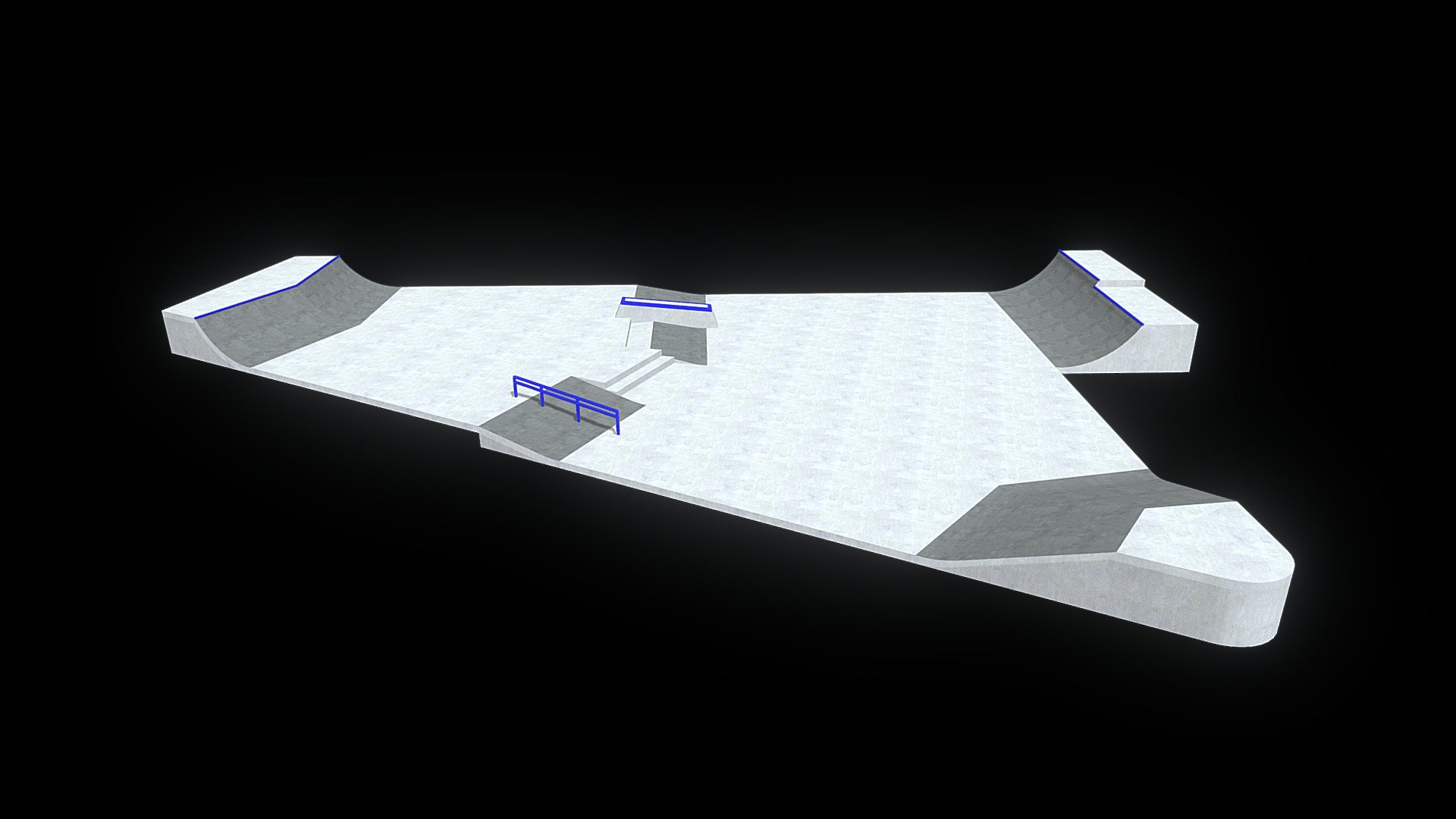 Skatepark Small~ - 3D model by Christoph Weiß (@Christophweiss ...