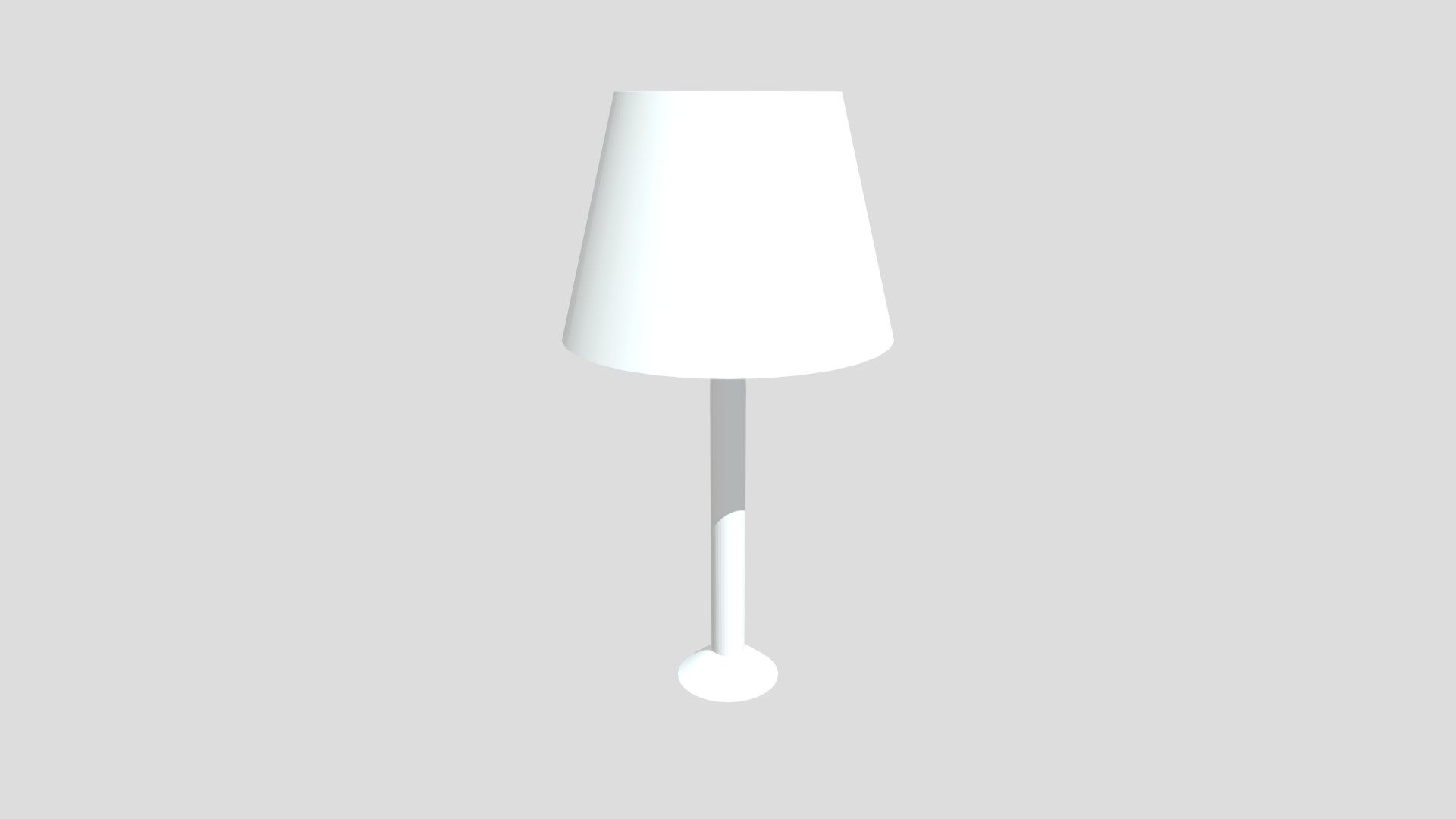 Textureless short lamp - Download Free 3D model by RainbowSlushiezz ...
