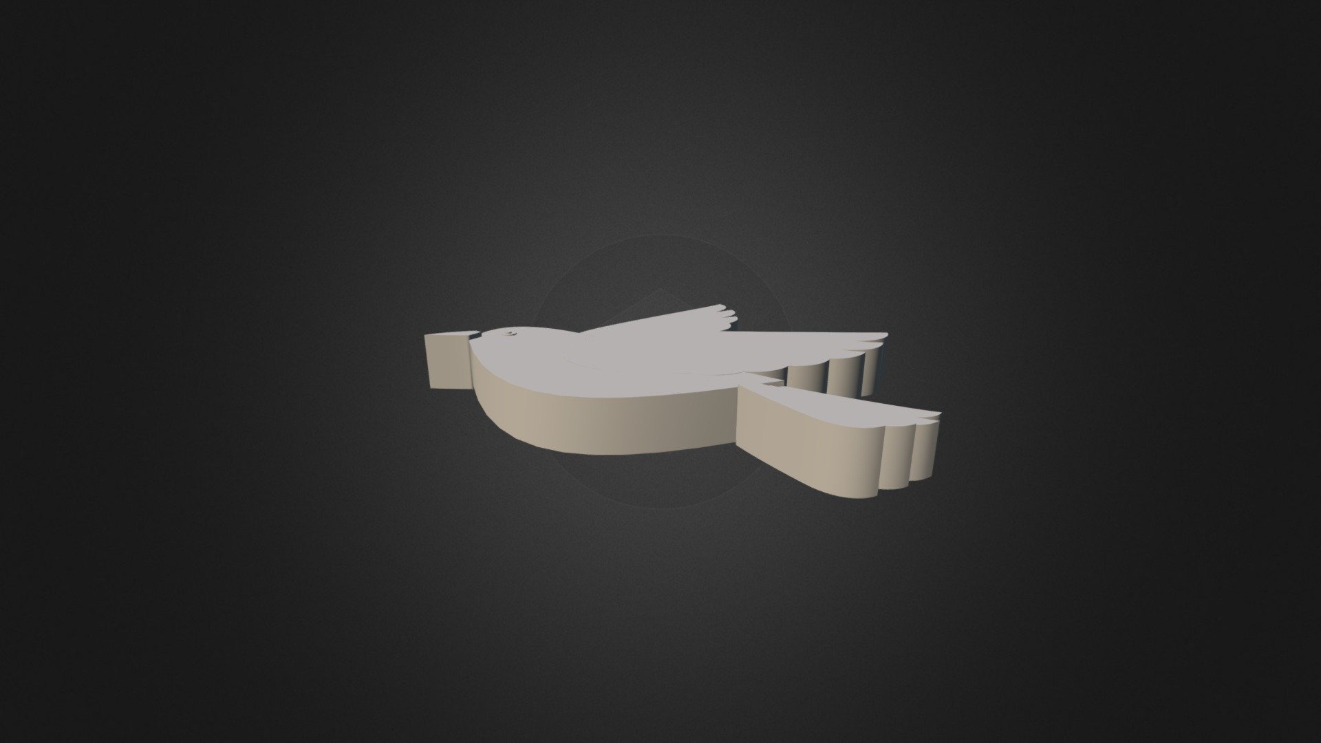 Flat Bird - 3D model by fndluisa [573d068] - Sketchfab