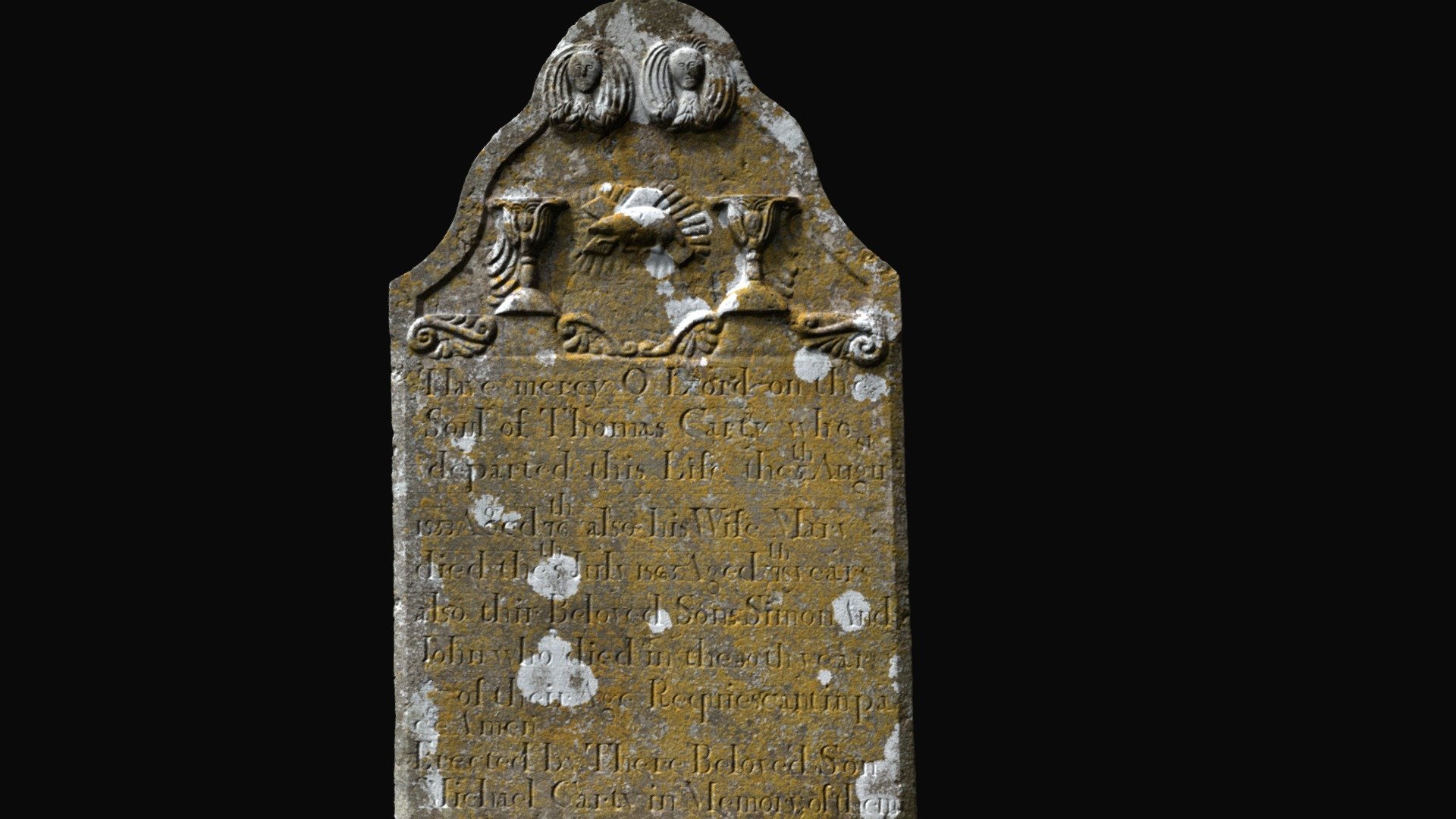 Killare Headstone Carty Family - Download Free 3D model by ...