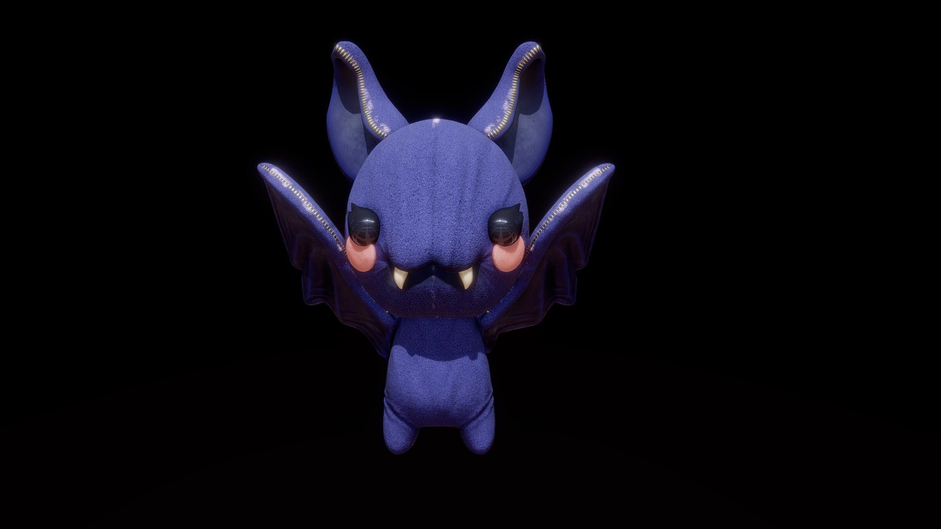 Animated Game-Ready Character - Scary Bat - Buy Royalty Free 3D model ...