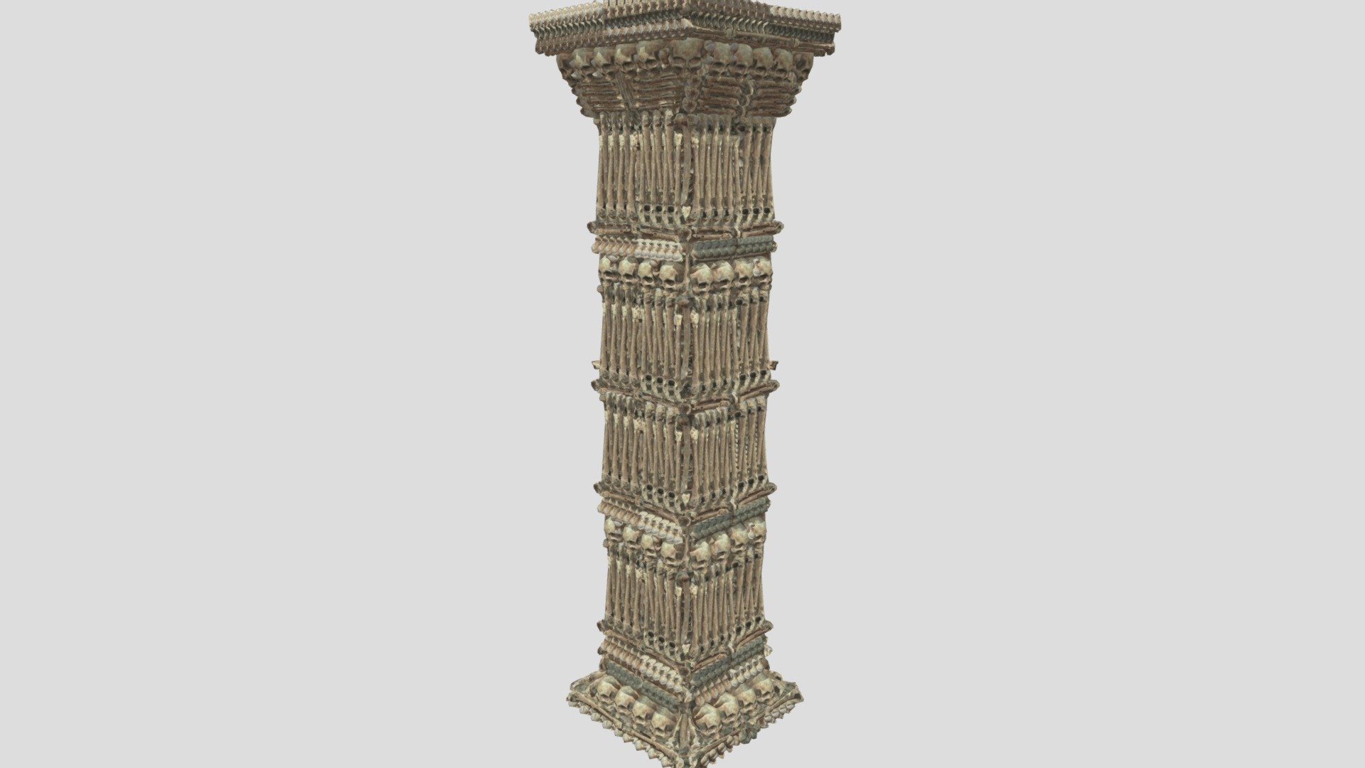 Ossuary Bones Pillar HP - 3D model by Prizrakh [573dbc5] - Sketchfab