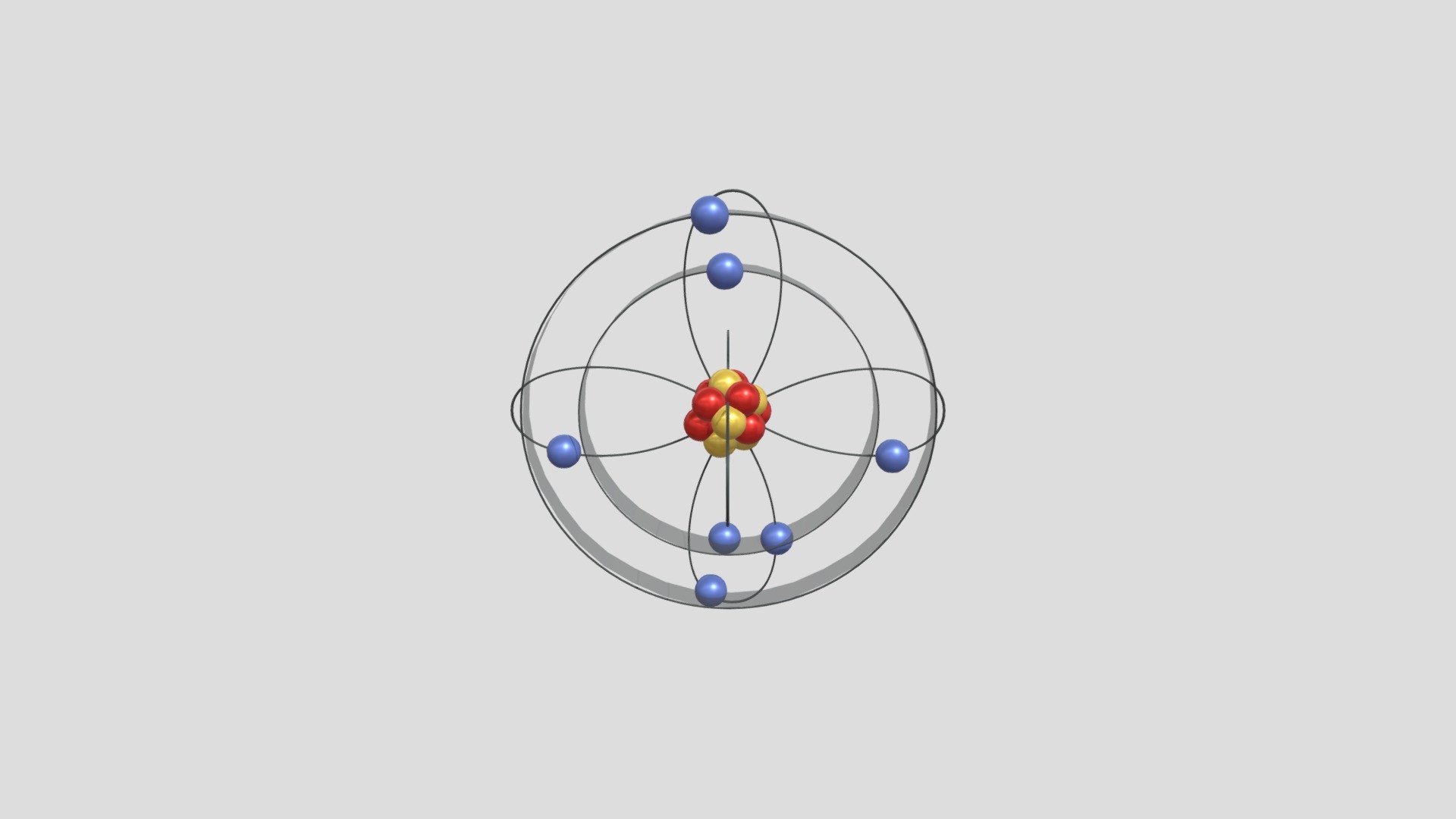 Átomo de Oxígeno - Download Free 3D model by REFODIGE [573e484] - Sketchfab