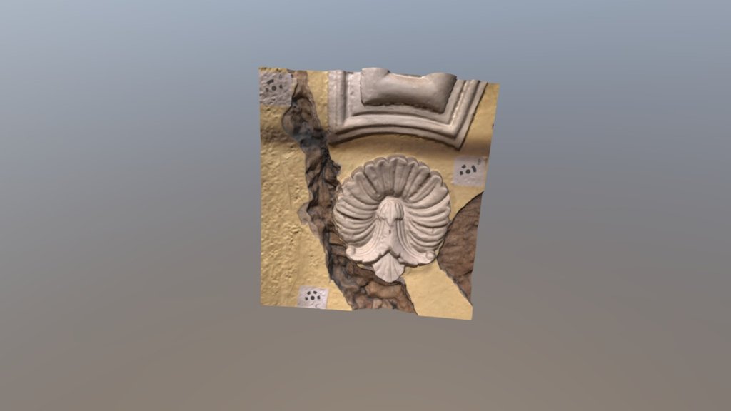 Particolare 3D di uno stucco - 3D model by geoscansrls [57405e2 ...