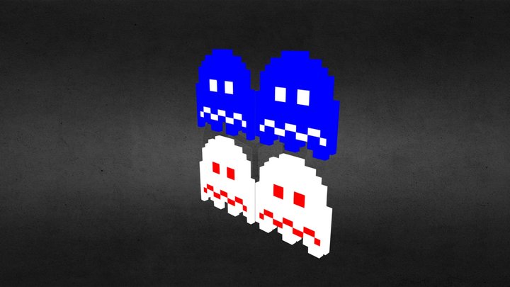 Pac-manscaredghosts 3D models - Sketchfab