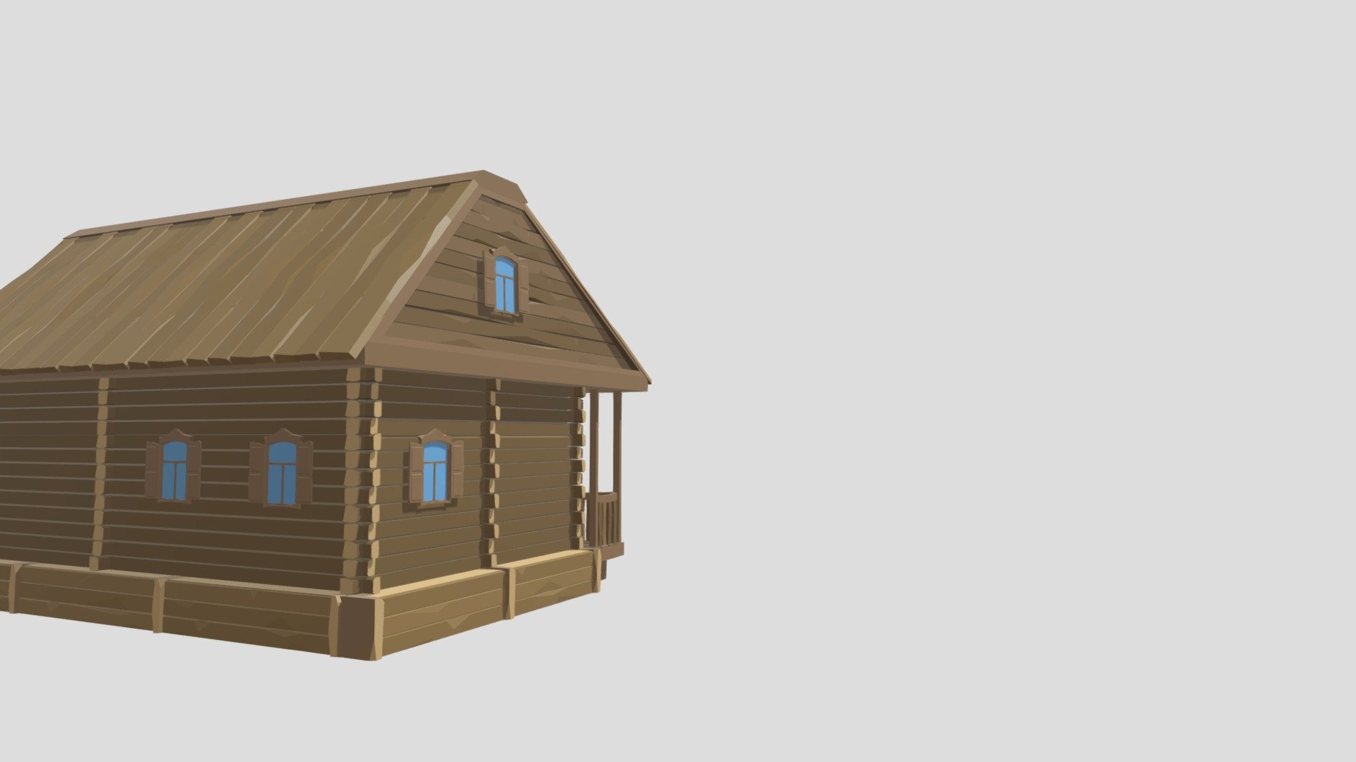 WoodHouse - 3D model by DeaaJh [574476d] - Sketchfab