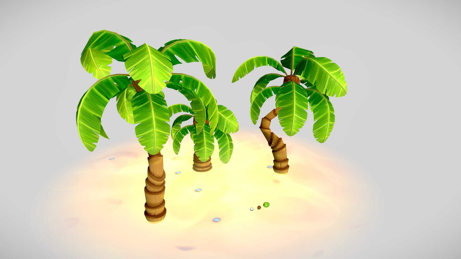 CoconutTree - Buy Royalty Free 3D model by Theo Payne (@theopayneart ...