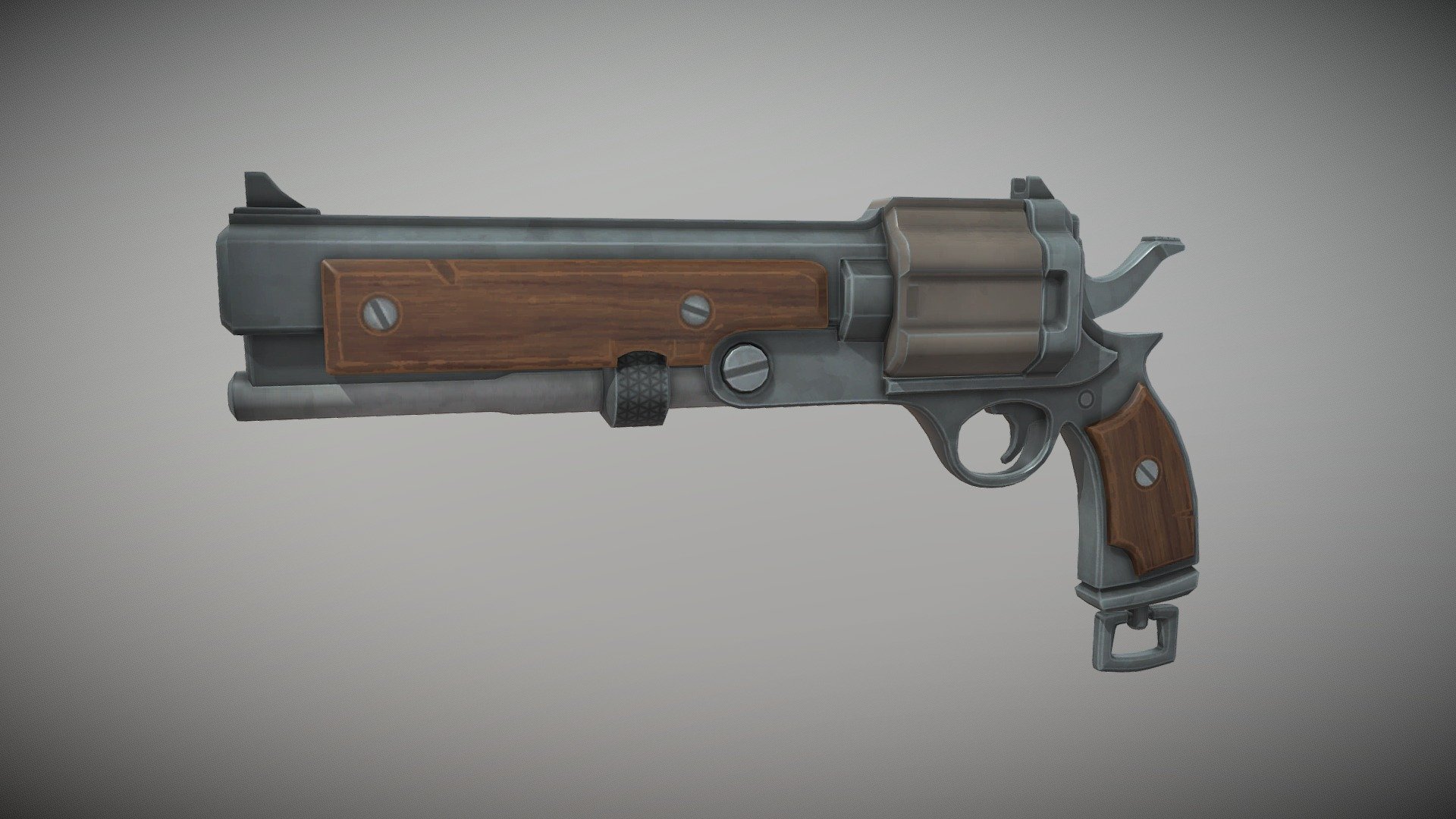 Mammoth Pistol - Fortnite (PBR) - Download Free 3D model by Wicked_Vixx ...