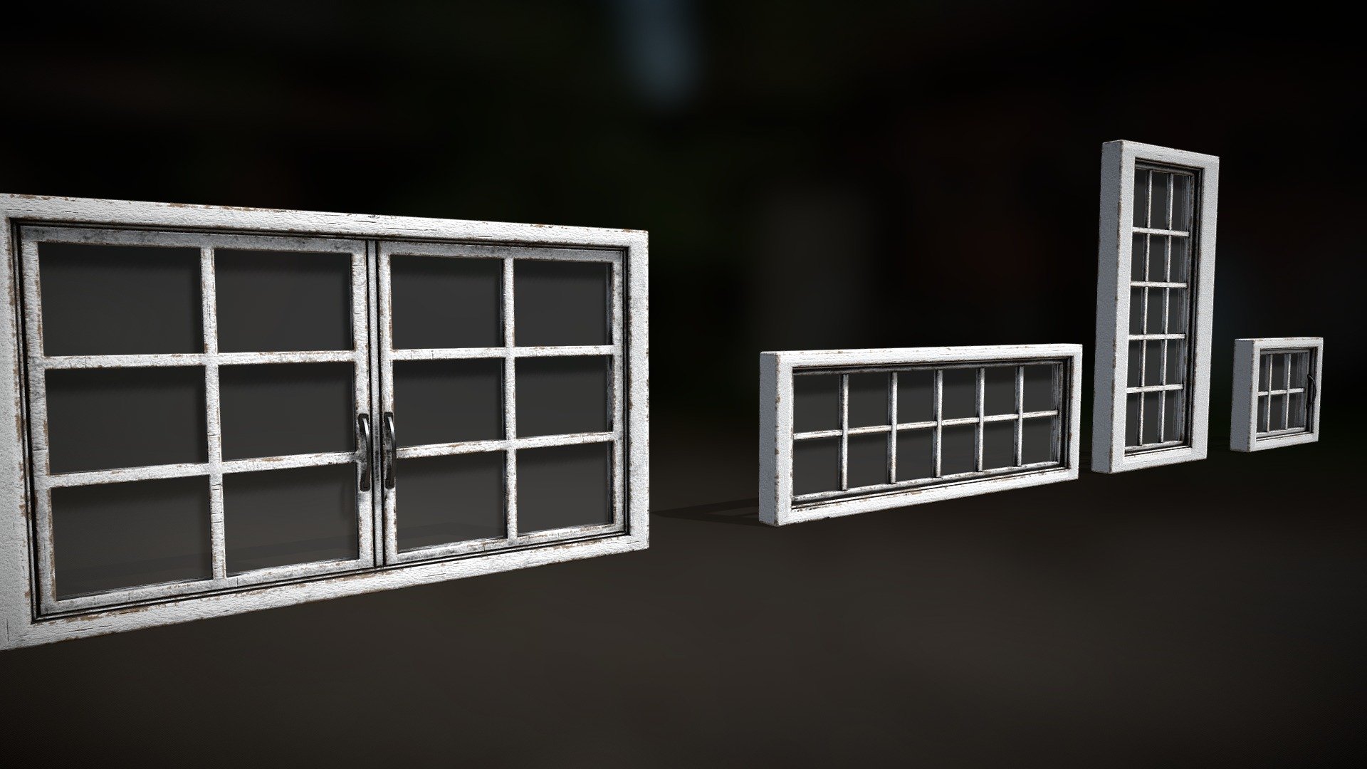 Window -Wooden- white 5MB- 4PART20MB - Download Free 3D model by Mehdi ...
